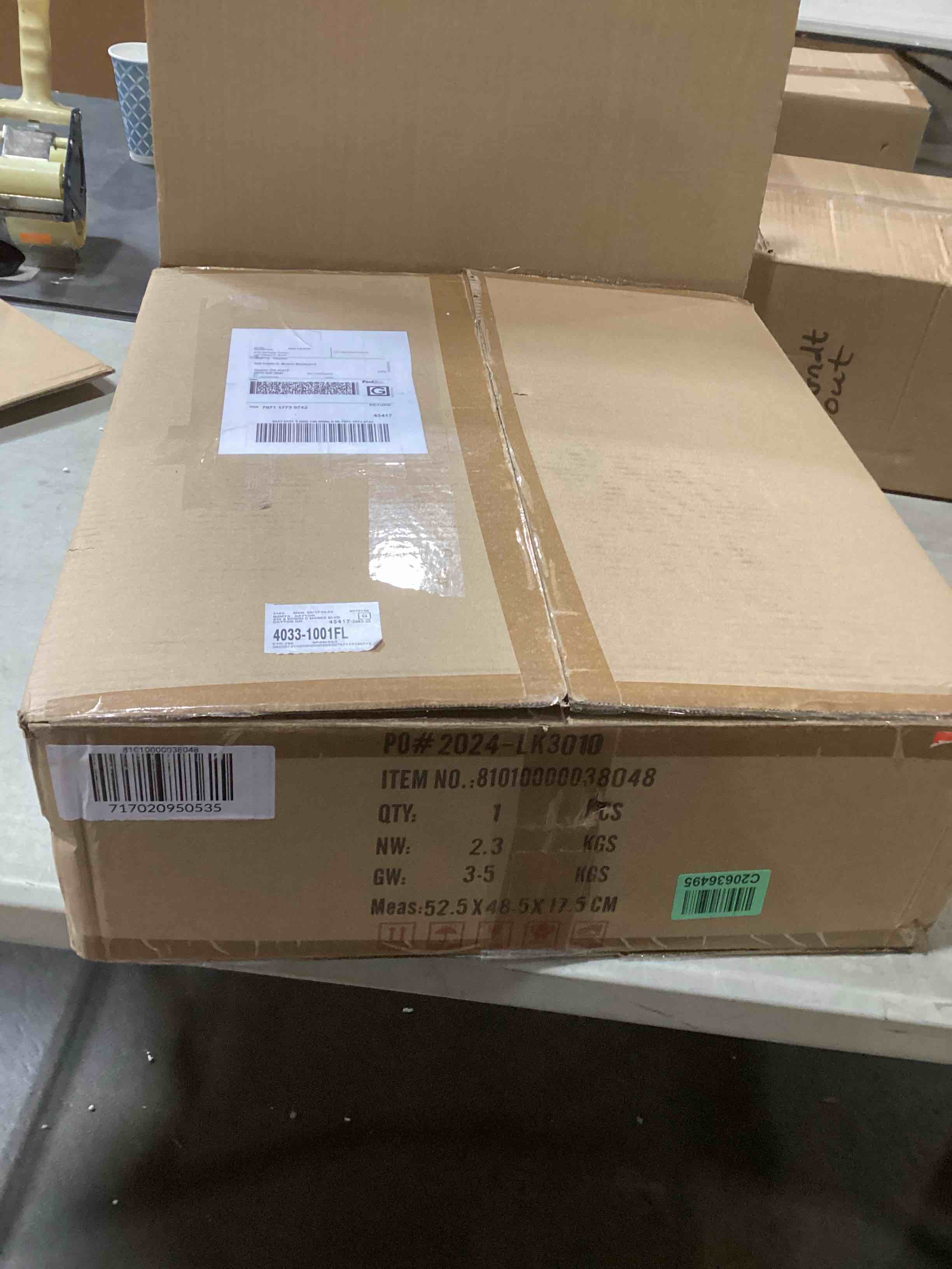 3 - Light Shaded Drum Chandelier