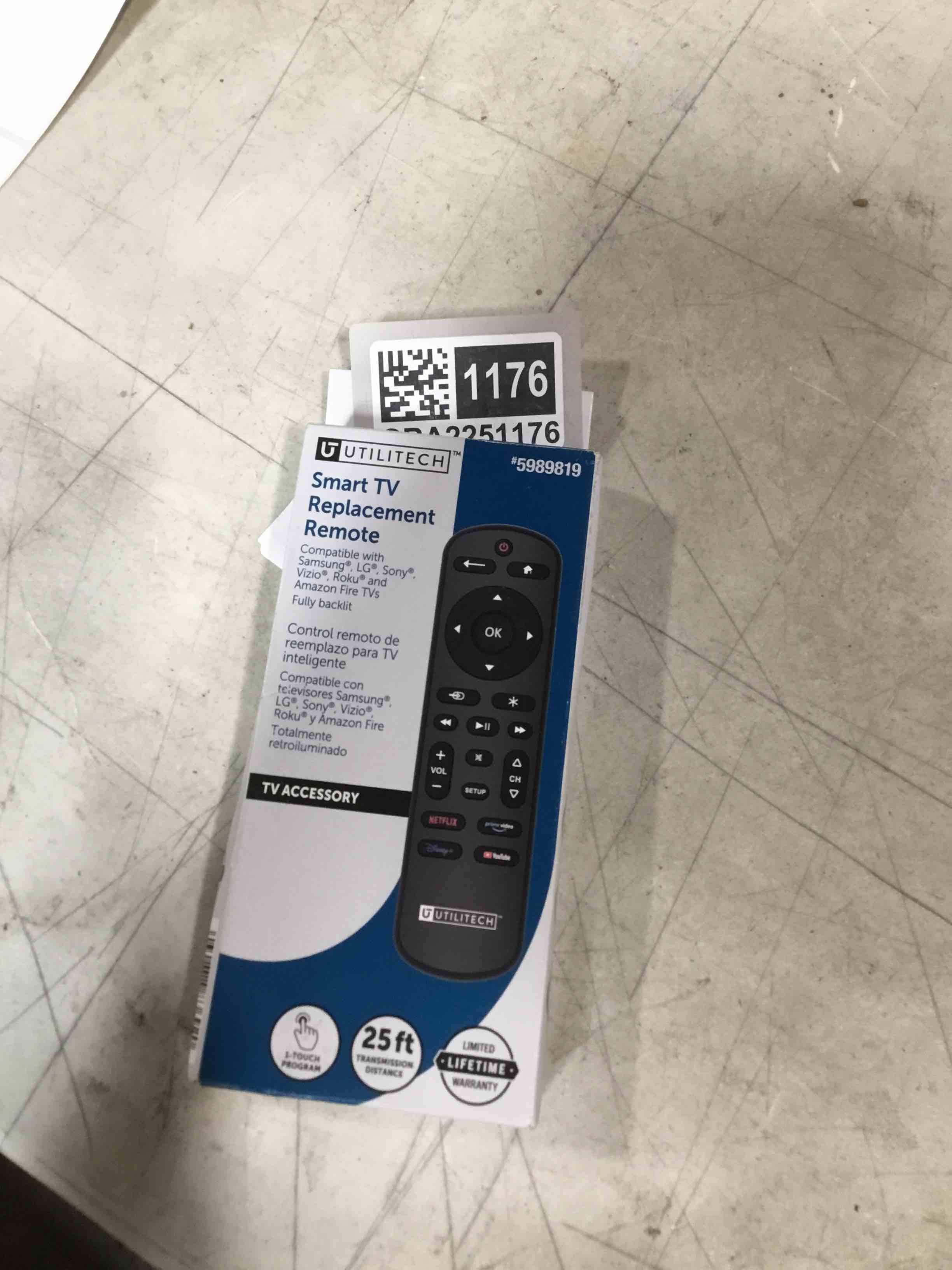 Onn Roku TV Remote w/Volume Control & TV Power Button for All Onn Roku ...