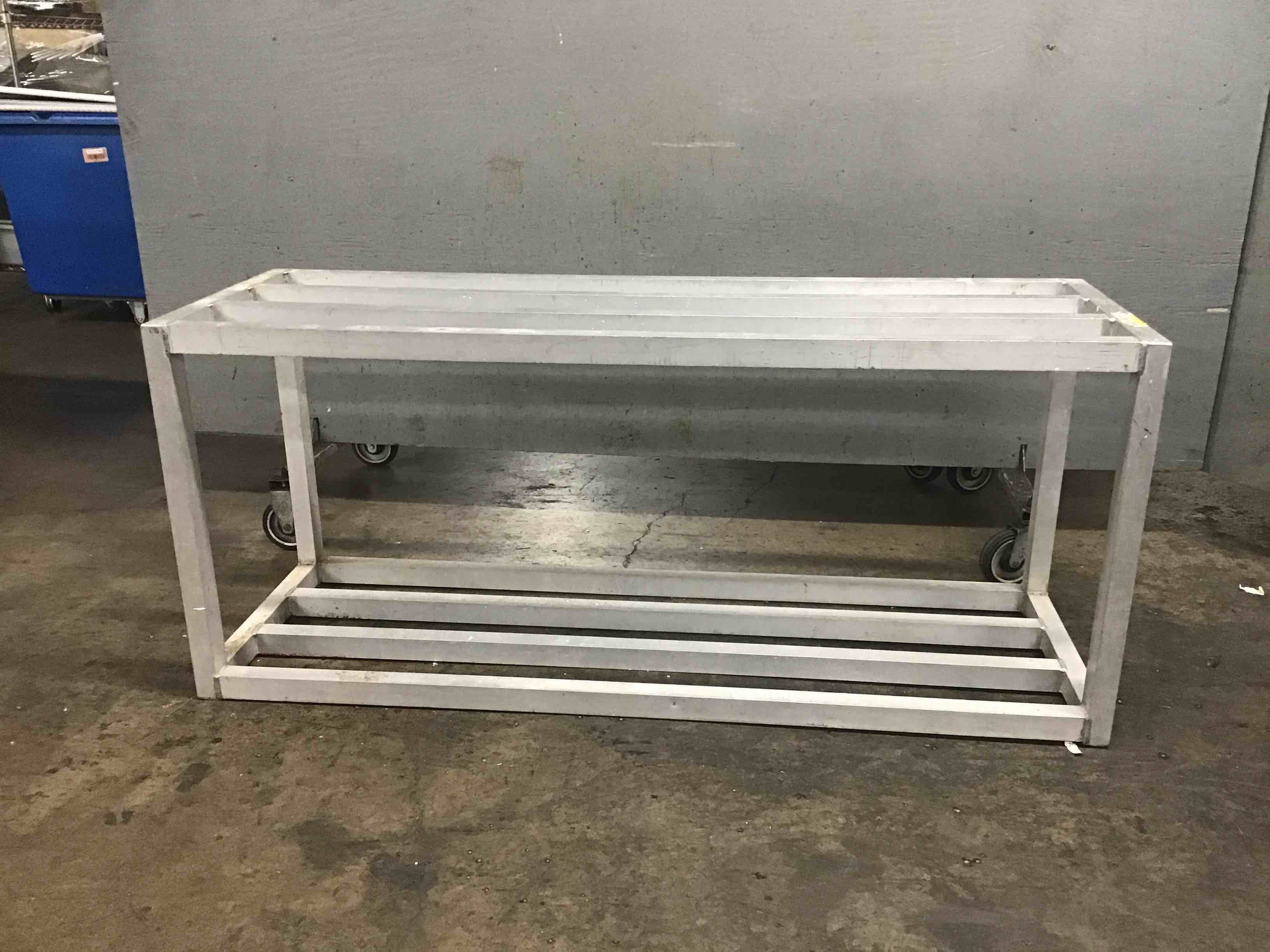 Aluminum 2 Shelf Storage Rack