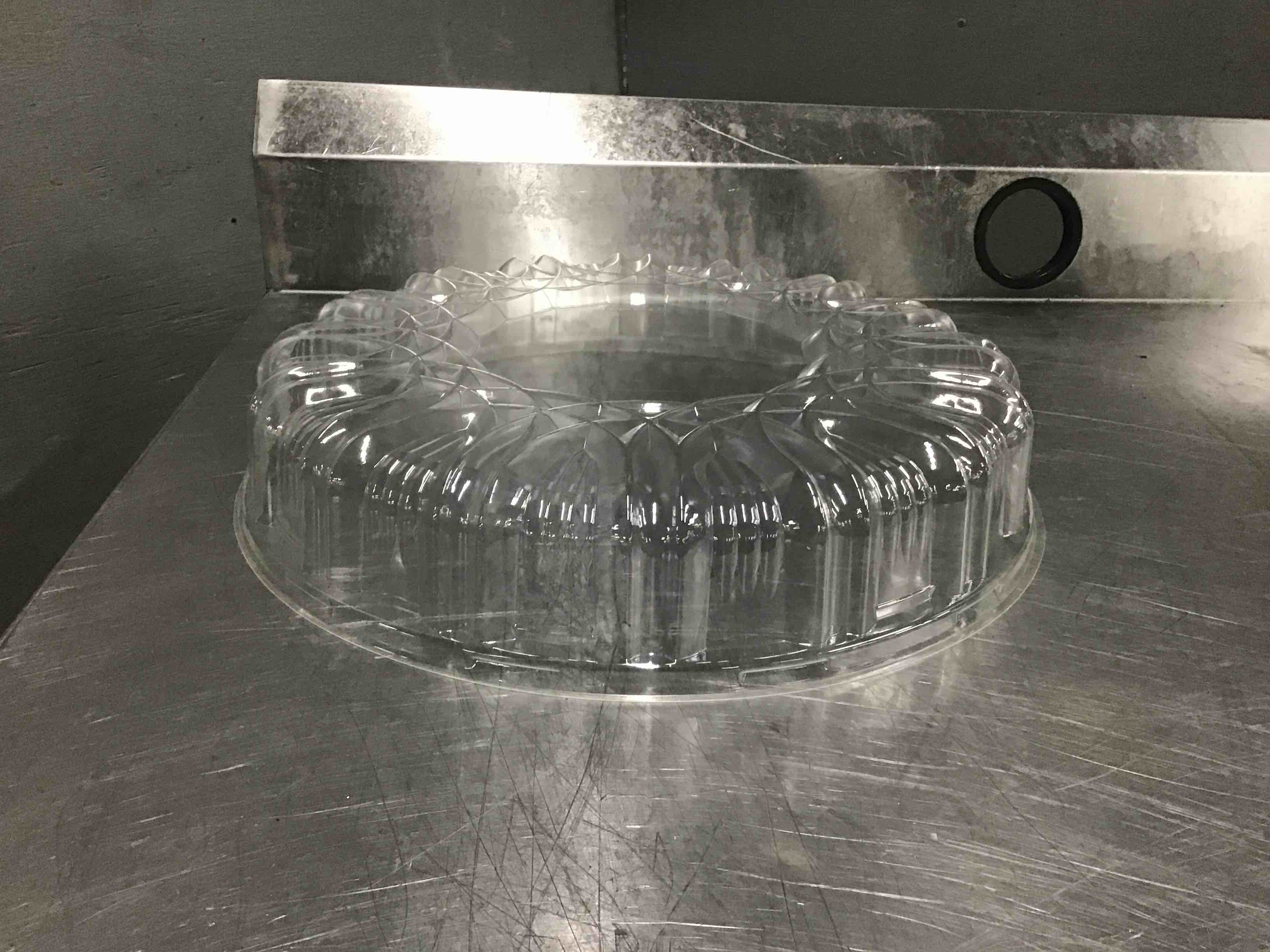 16 Inch Flat And Lazy Susan Plastic Domes