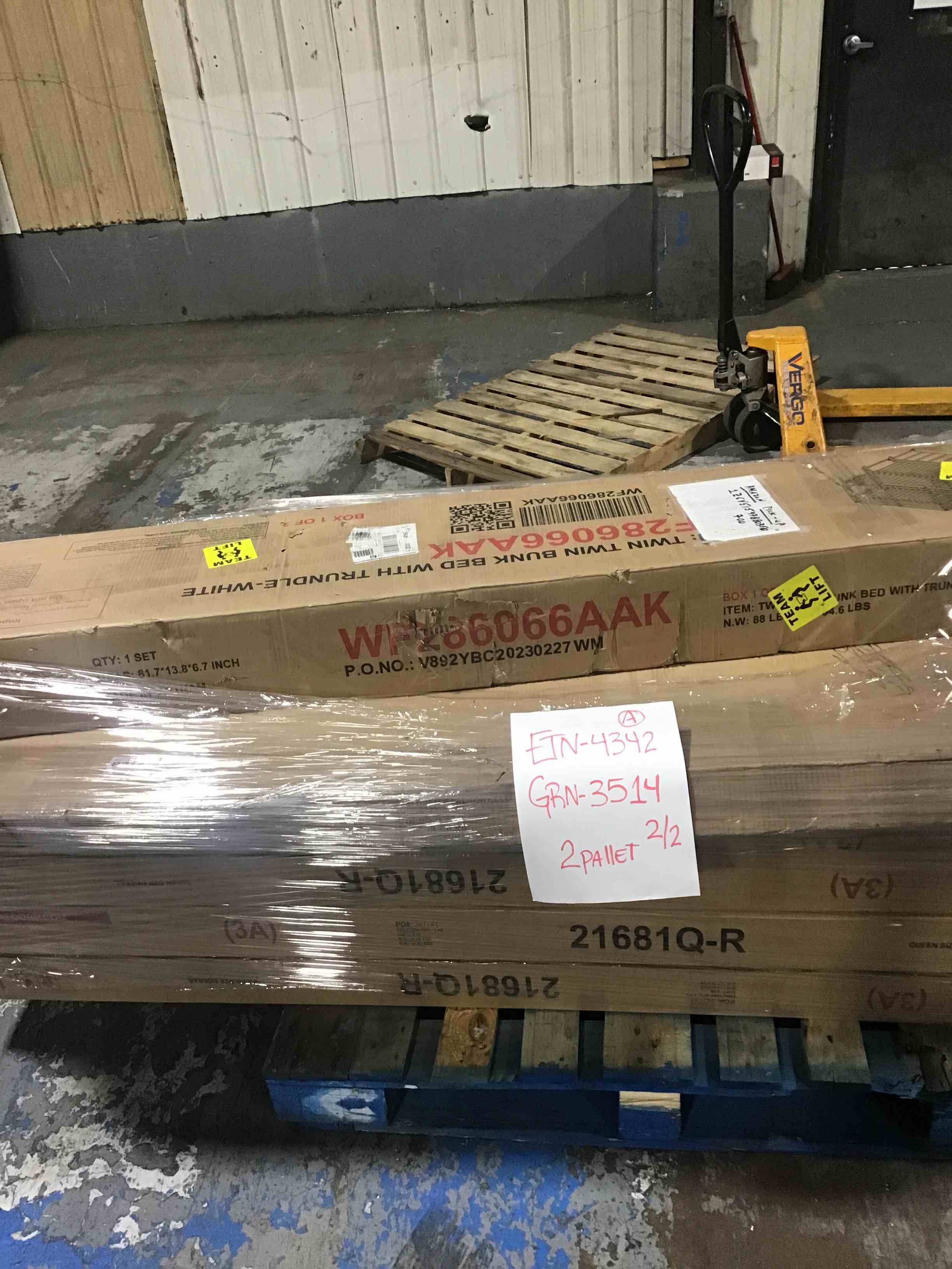 SKID PALLET RESELLERS PALLET = A [ 2 pallet Pick up ]