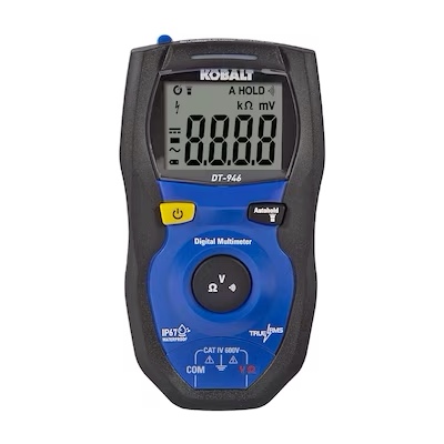 Kobalt Digital Display Multimeter 600V