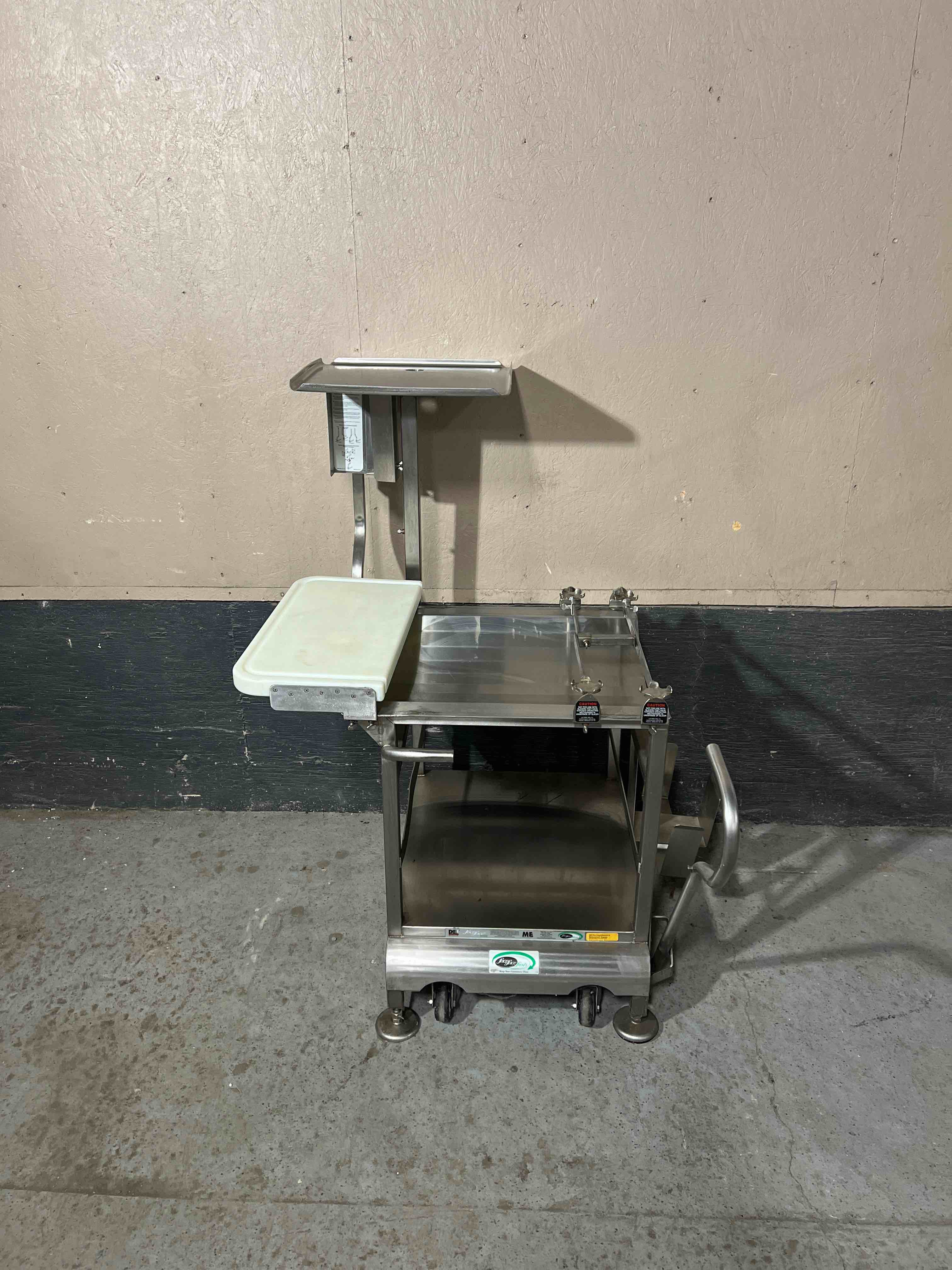 DELI BUDDY STAINLESS STEEL PORTABLE MEAT SLICER STAND