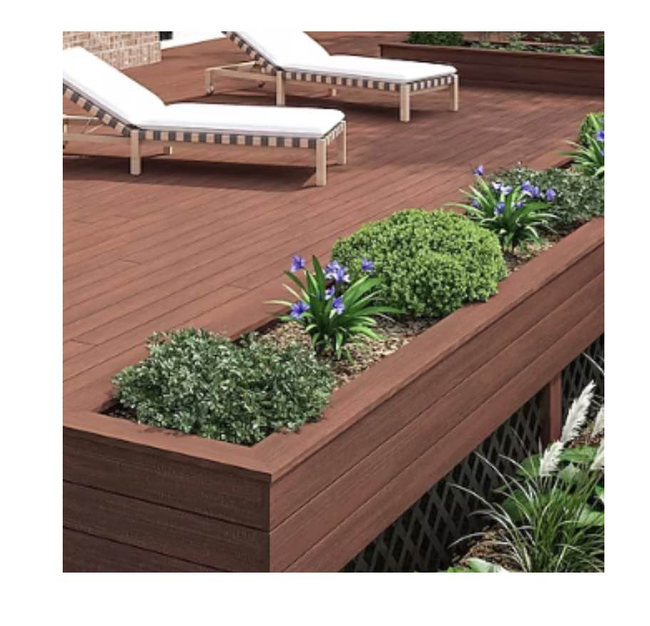 36 pieces 12 foot MVP grooved mahogany composite decking 432 linear ...