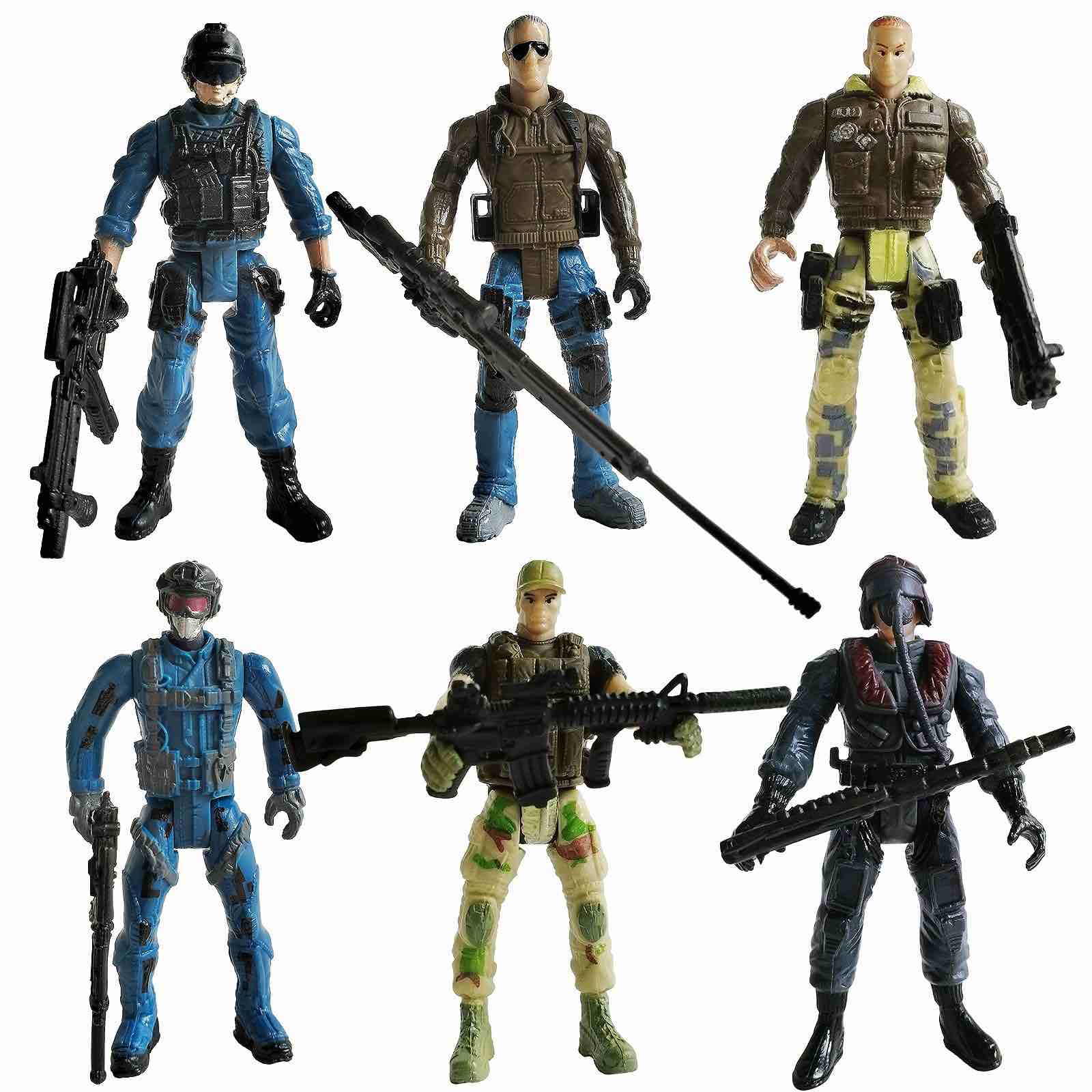 Rayquaza Army Special Forces Kids Toys 6Pack Military Toy Soldiers ...