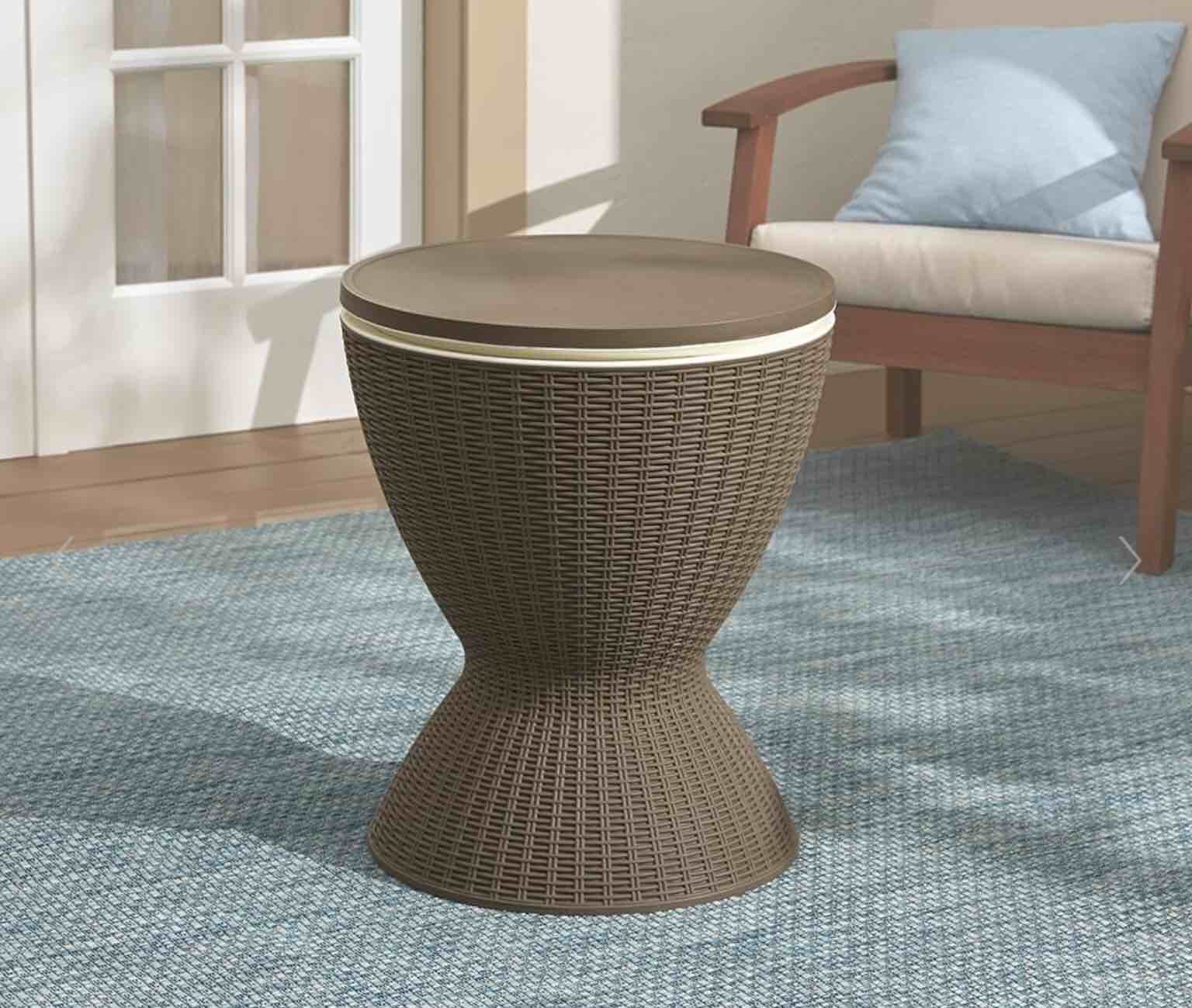 The Weatherproof Pop Up Table Cooler With Light