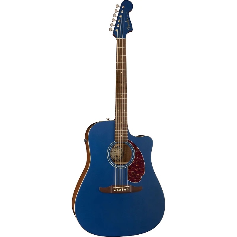 Fender 6 String Acoustic Guitar, Right-Hand, Candy Apple Blue (0970713209)