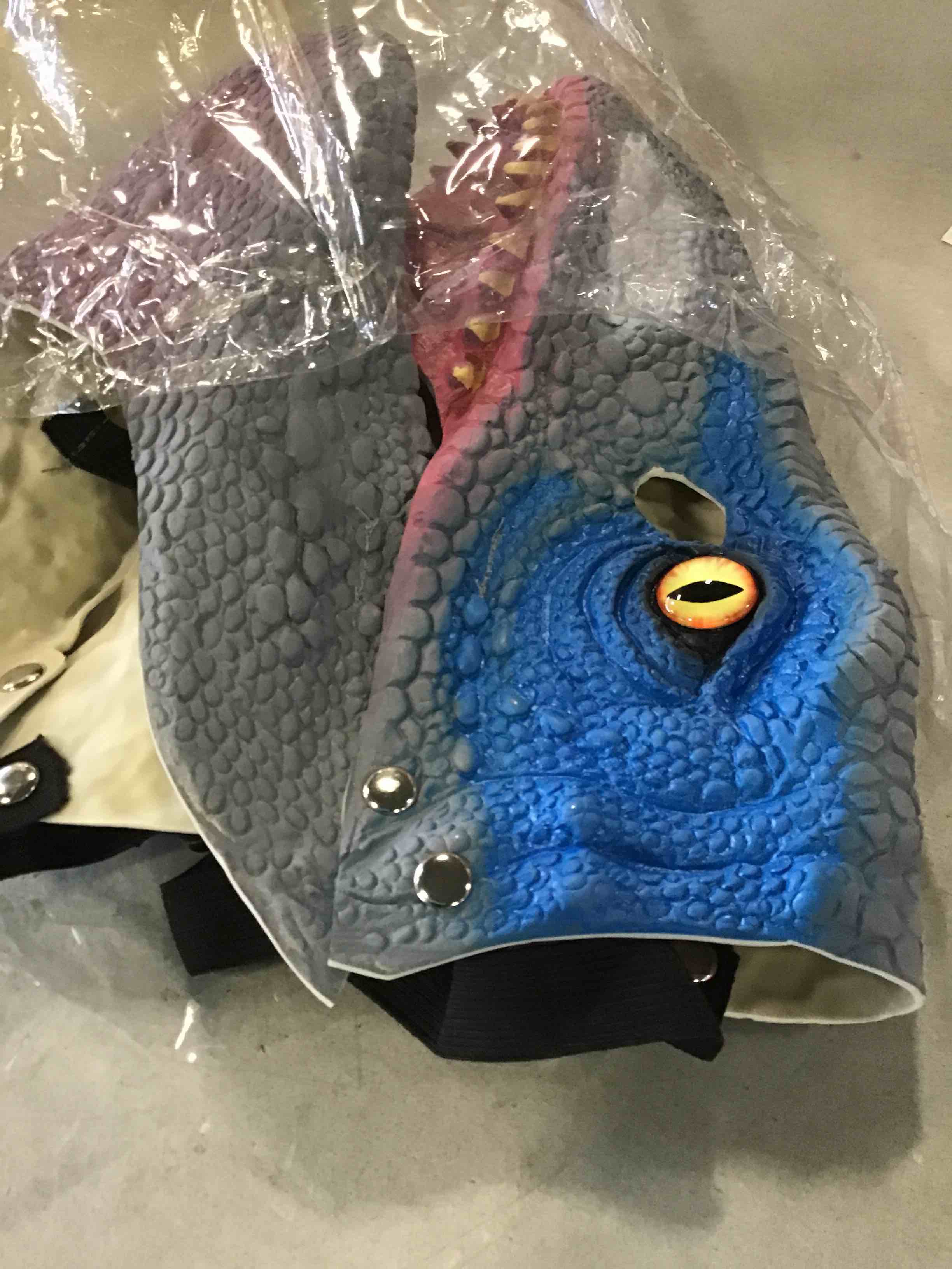 Dino Mask Moving Jaw Decor-Tyrannosaurus Rex Mask?Movable Dragon ...