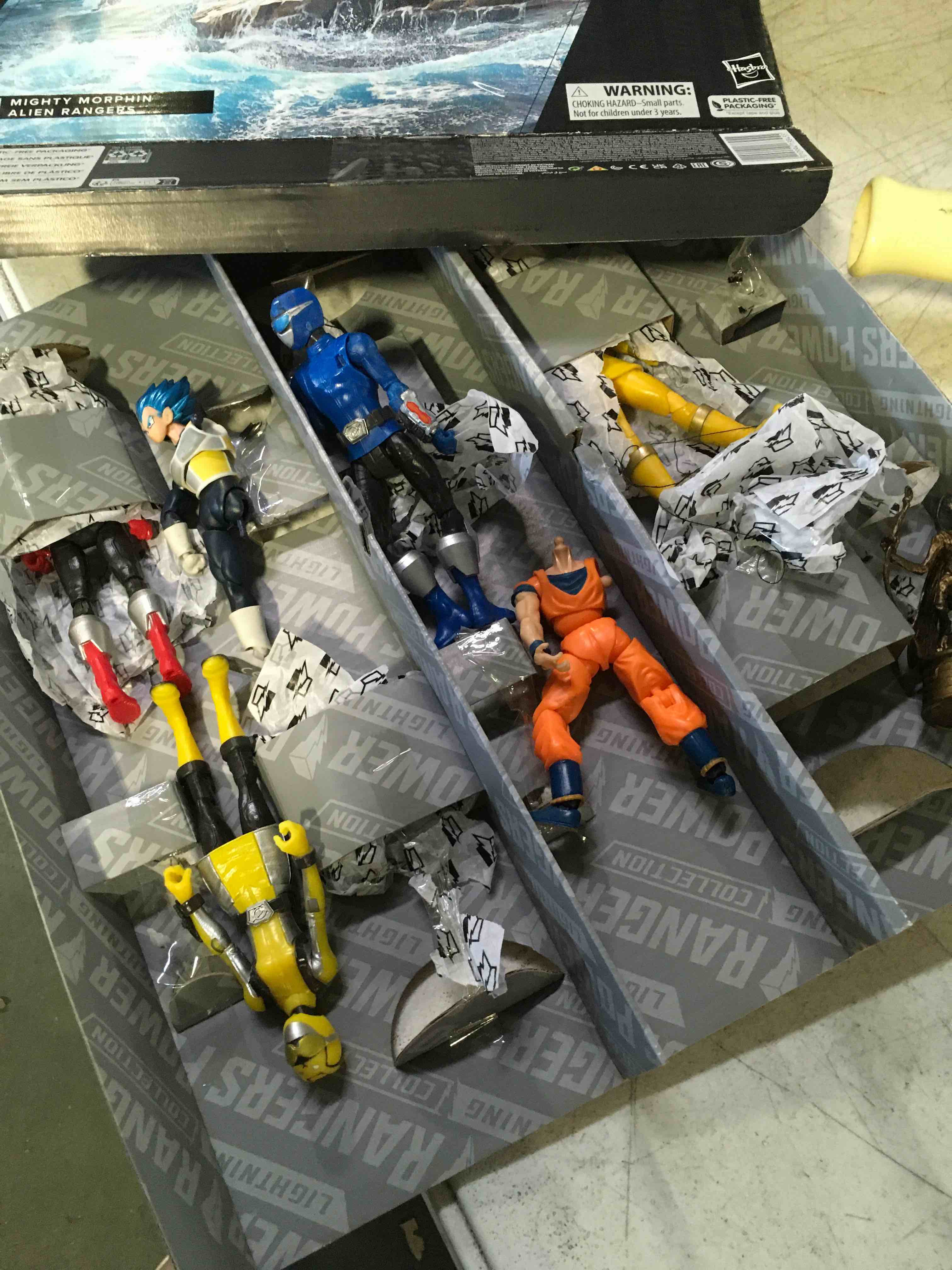 Power Rangers Lightning Collection 5-Pack Alien Rangers of Aquitar 6 ...