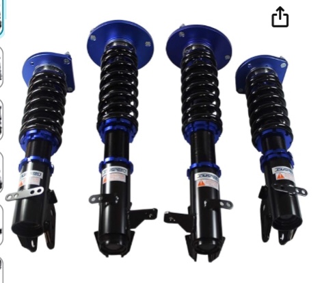 JDMSPEED New Blue Coilovers Strut Suspension Kit Replacement For Dodge ...