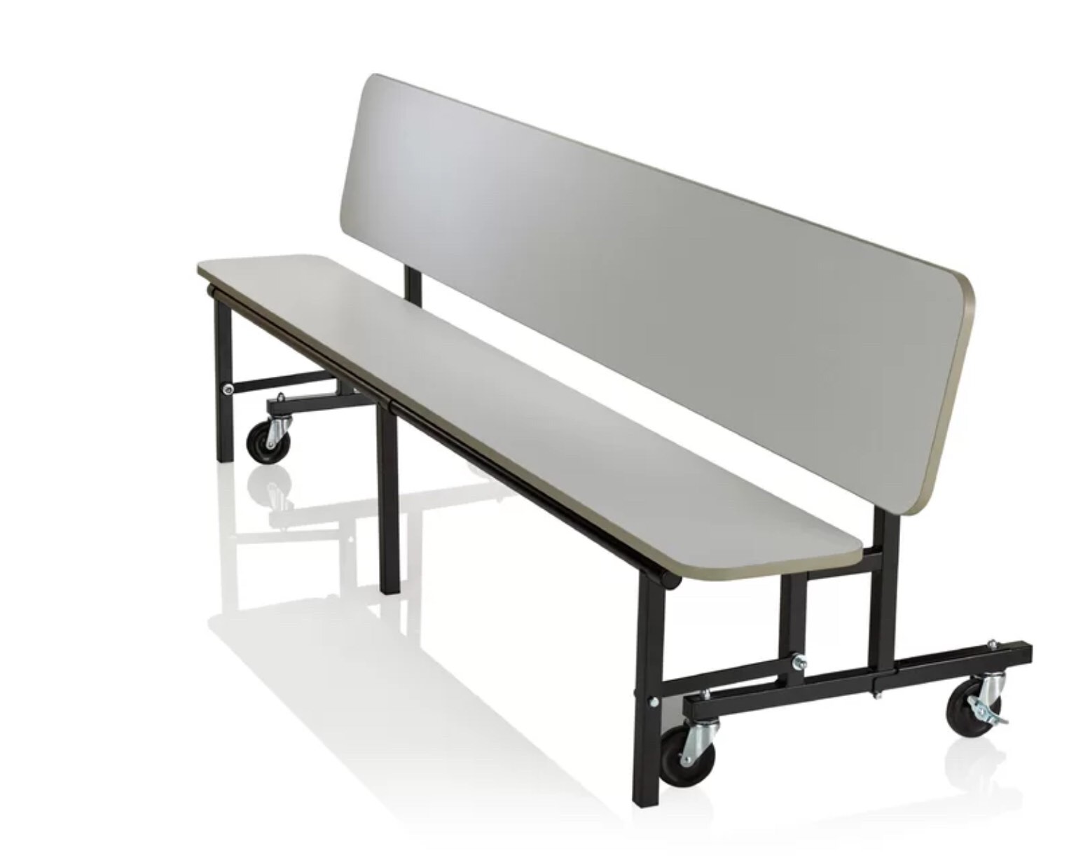 Uniframe Convertible Bench KI Furniture 96'' Rectangle Bench Cafeteria ...