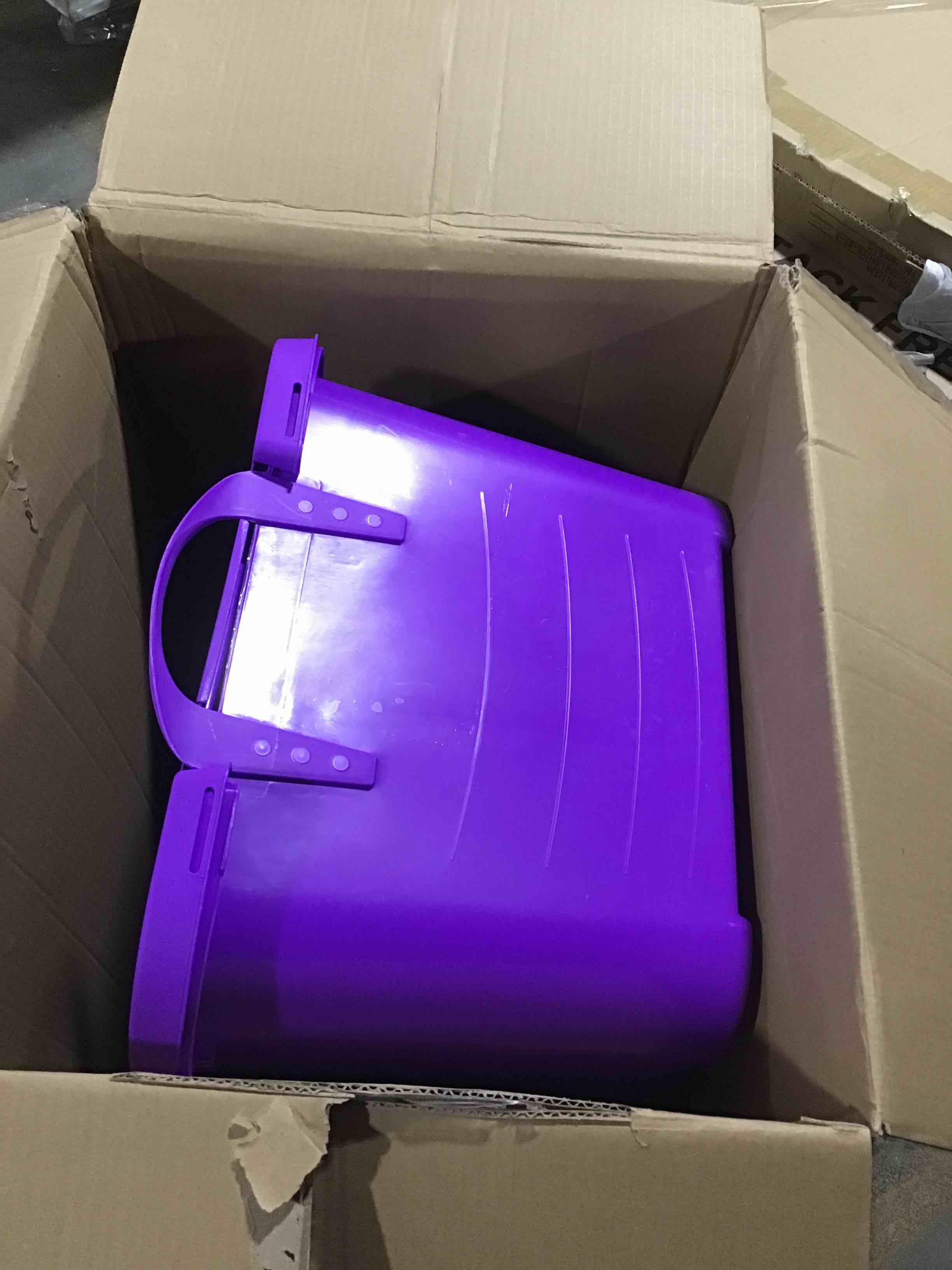 LIFE STORY 13.75 Gallon Plastic Storage Boxes, Purple, 6 Count ...