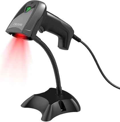 NetumScan Handheld USB 1D Barcode Scanner with Stand, Wired CCD Bar ...