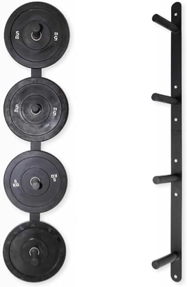 Signature Fitness Weight Plate Storage Rack, Weight Plate Holder Wall ...