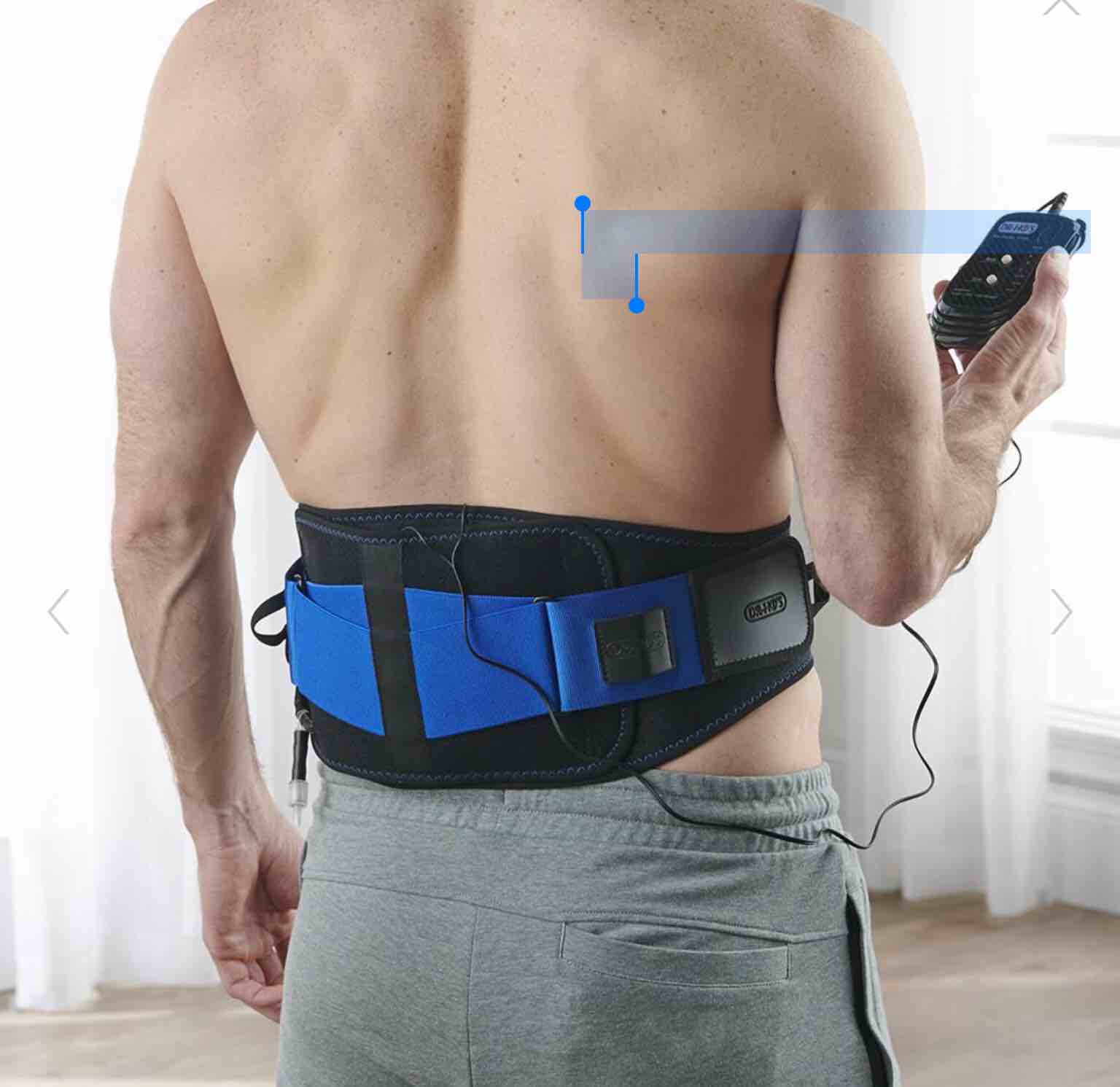 The EMS/TENS Back Pain Therapy Belt