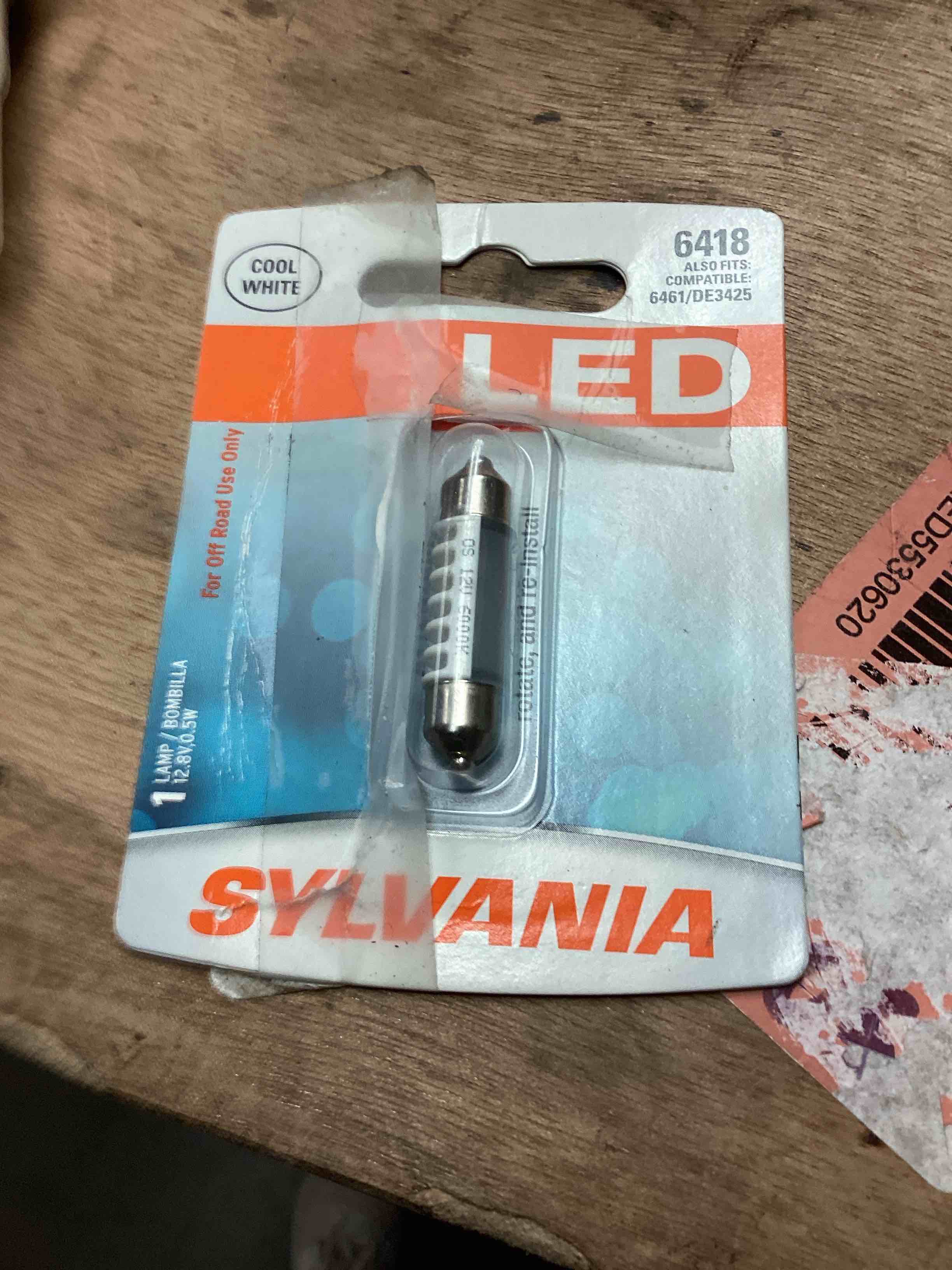 led 6418 bulb. sylvania