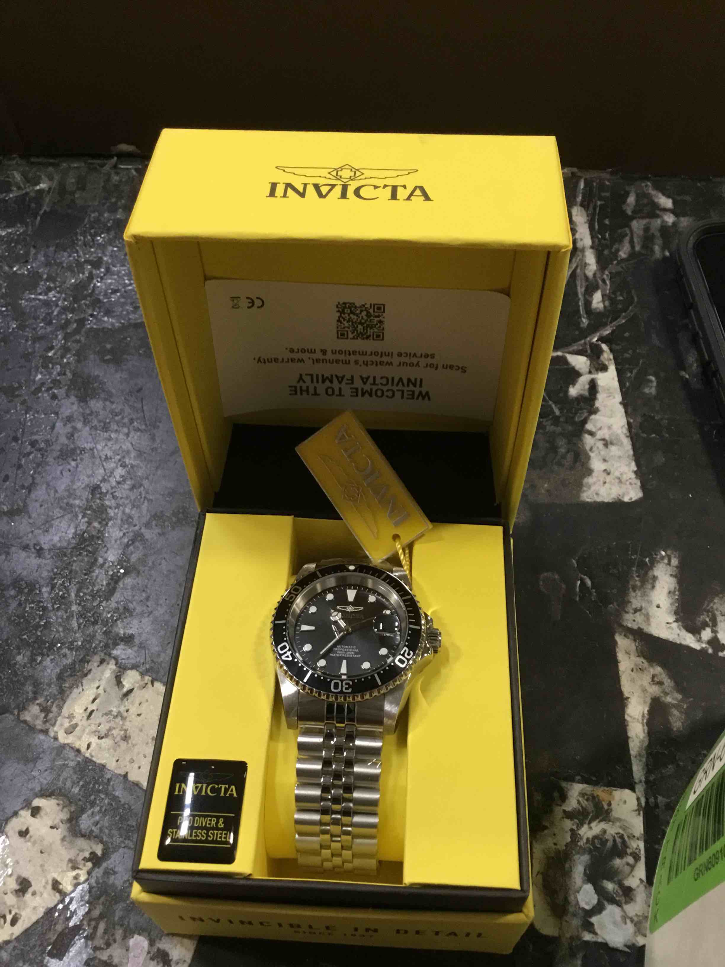 Invicta Pro Diver Automatic Black Dial Men's Watch 30091