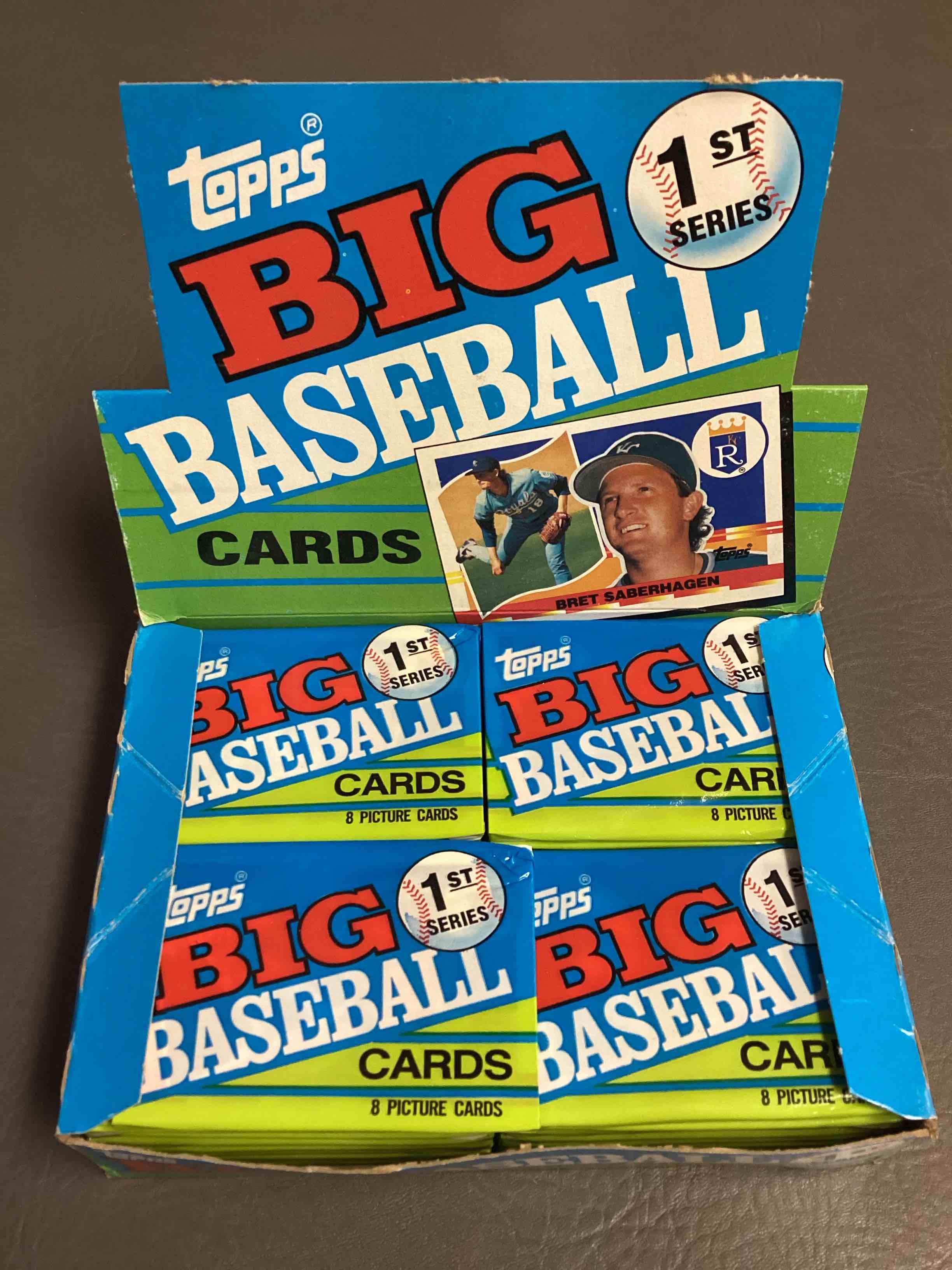 Rare 1990 Topps BIG Baseball Series One 8 Card Sealed Pack, Direct From ...