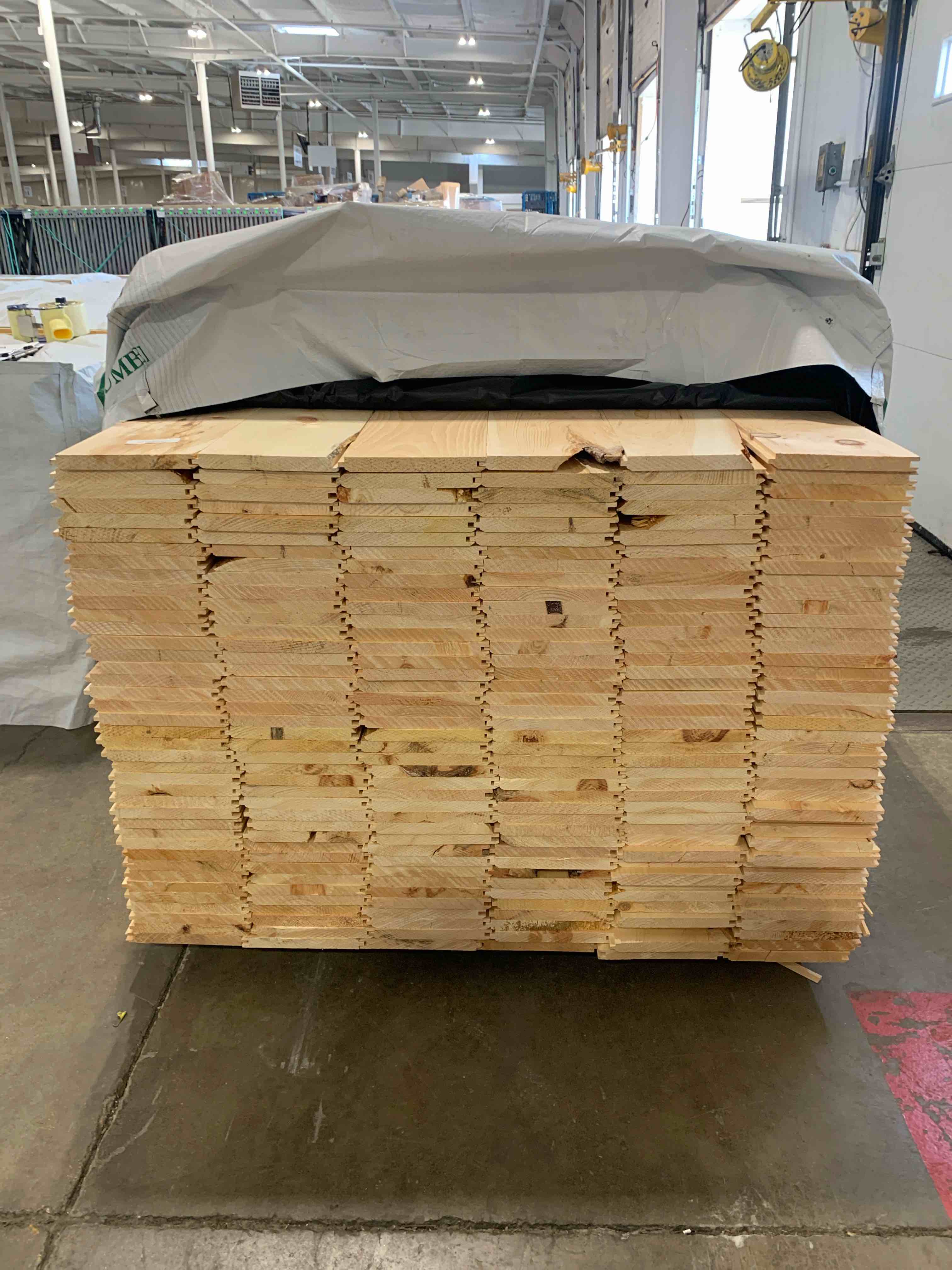 Eastern White Pine 1” x 8” x 10’ Tongue and Groove Wall Paneling EWP ...