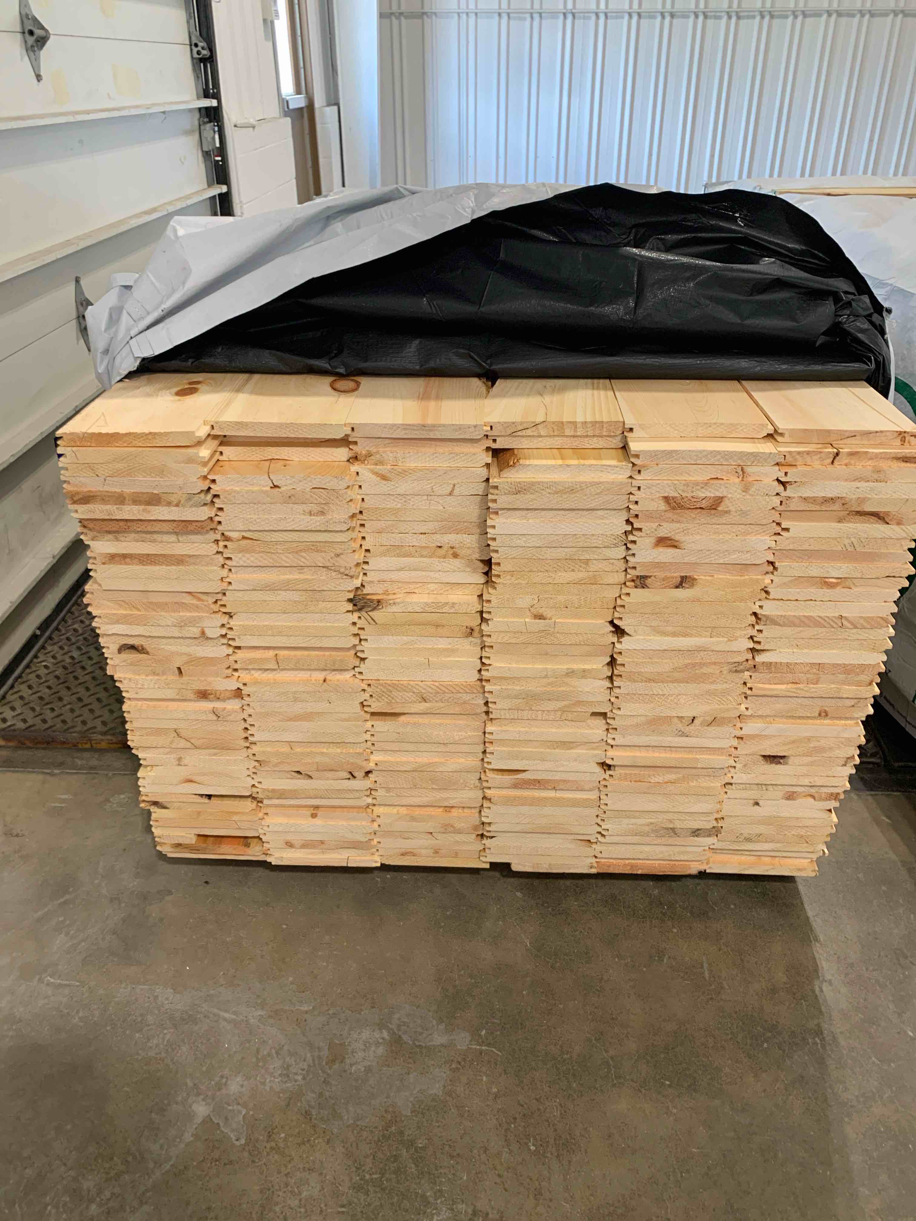 Eastern White Pine 1” x 8” x 8’ Tongue and Groove Wall Paneling EWP/WP4 ...