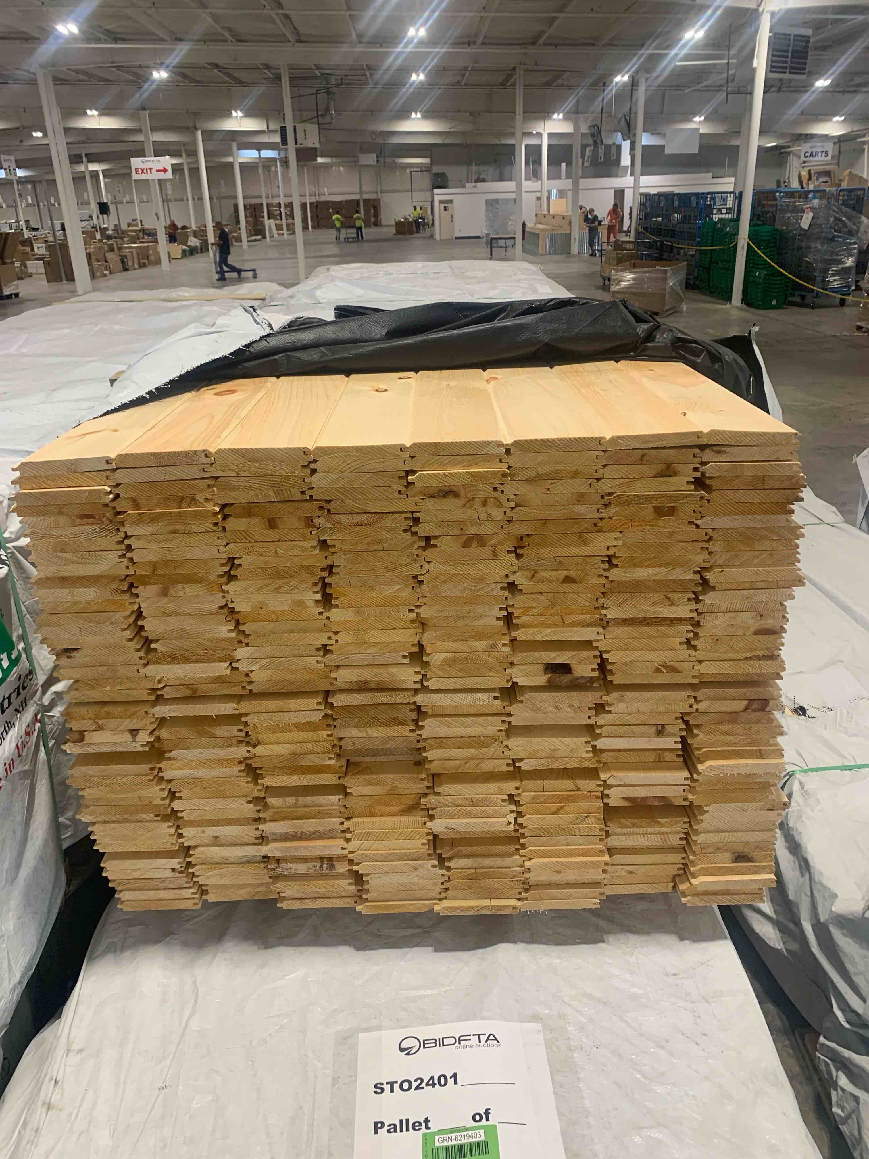 Eastern White Pine 1” x 6” x 12’ Tongue and Groove Wall Paneling EWP ...