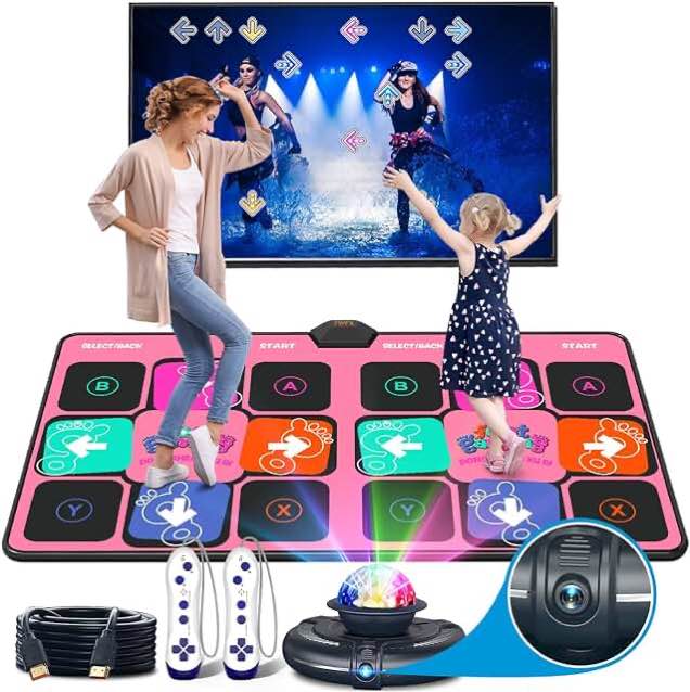 FWFX Dance Mat Games for TV - Wireless Musical Electronic Dance Mats ...