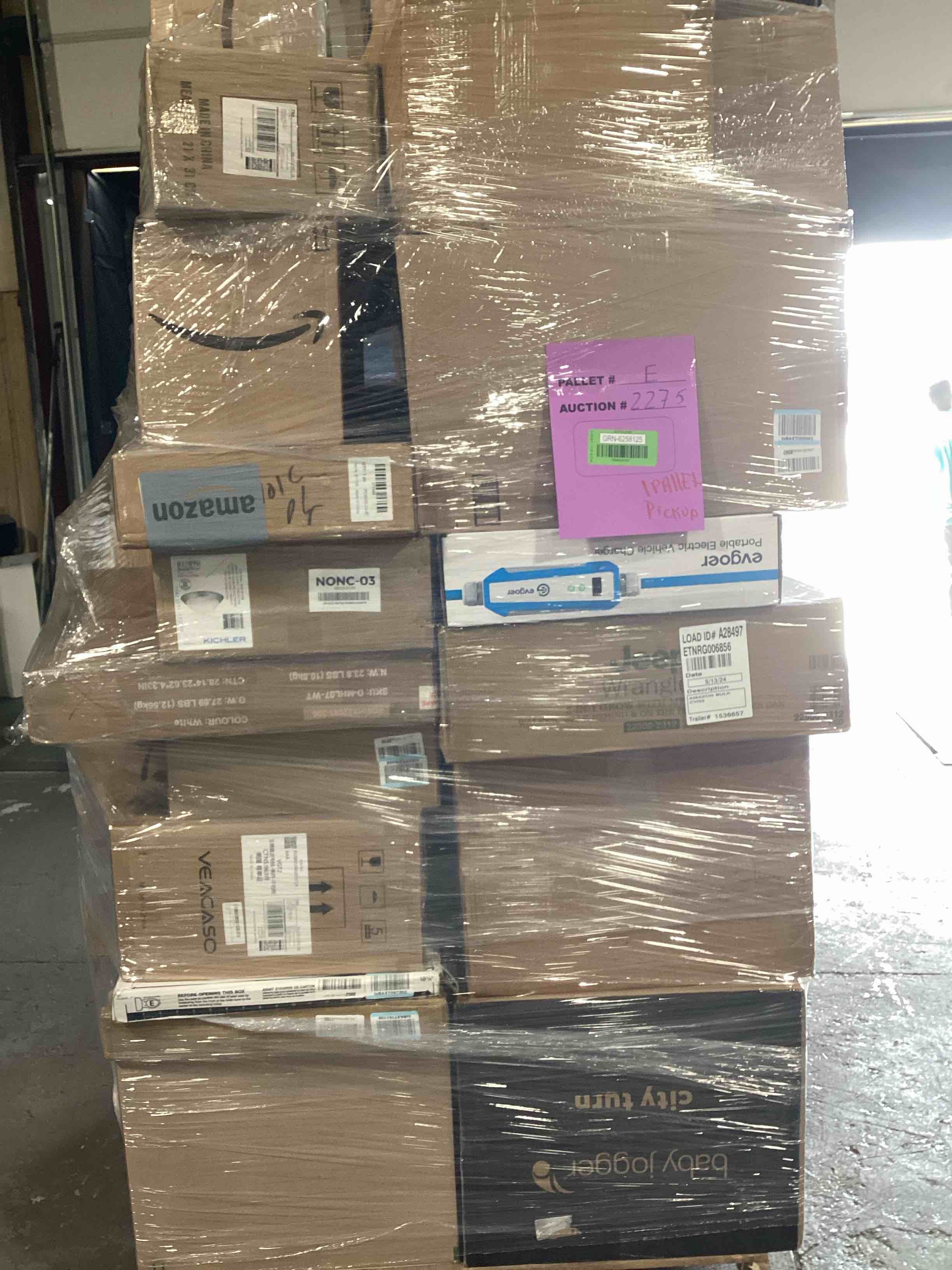 B 1 skid pallet boxes surprise. (good condition or As is) 30 items or more