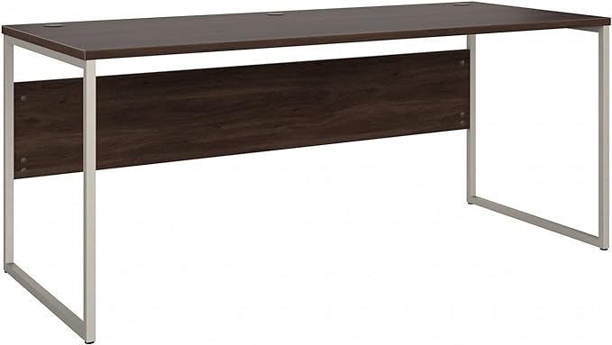 Bush Business Furniture HYD373BW Hybrid 72-Inch Computer Table Desk ...