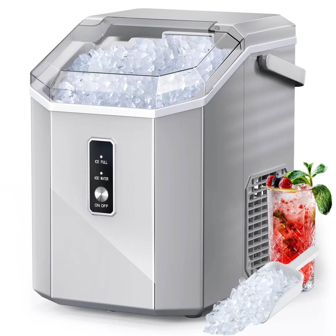 AGLUCKY Ice Maker Countertop Nugget HZB-15NA