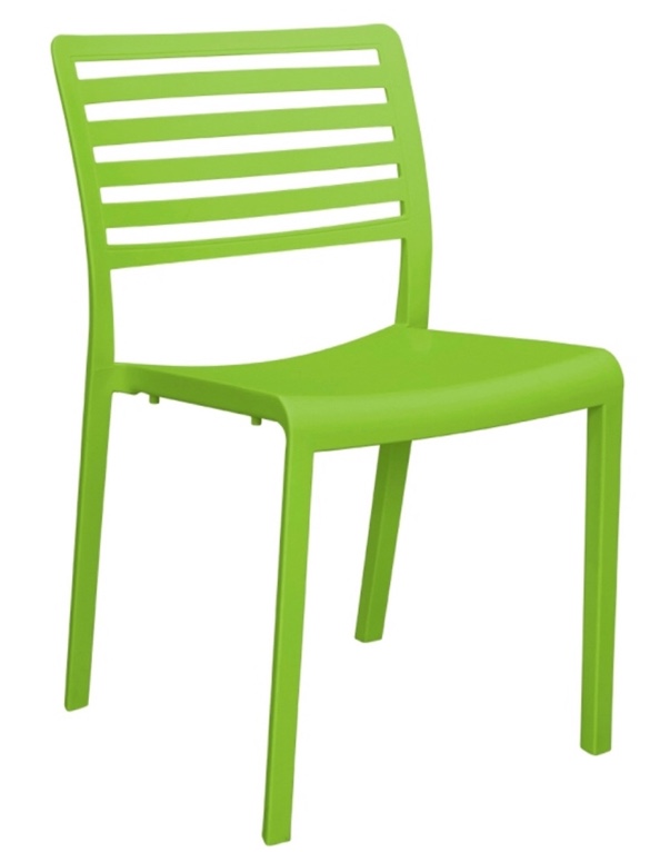 Albany Stacking Patio Dining Chair (ours is black)