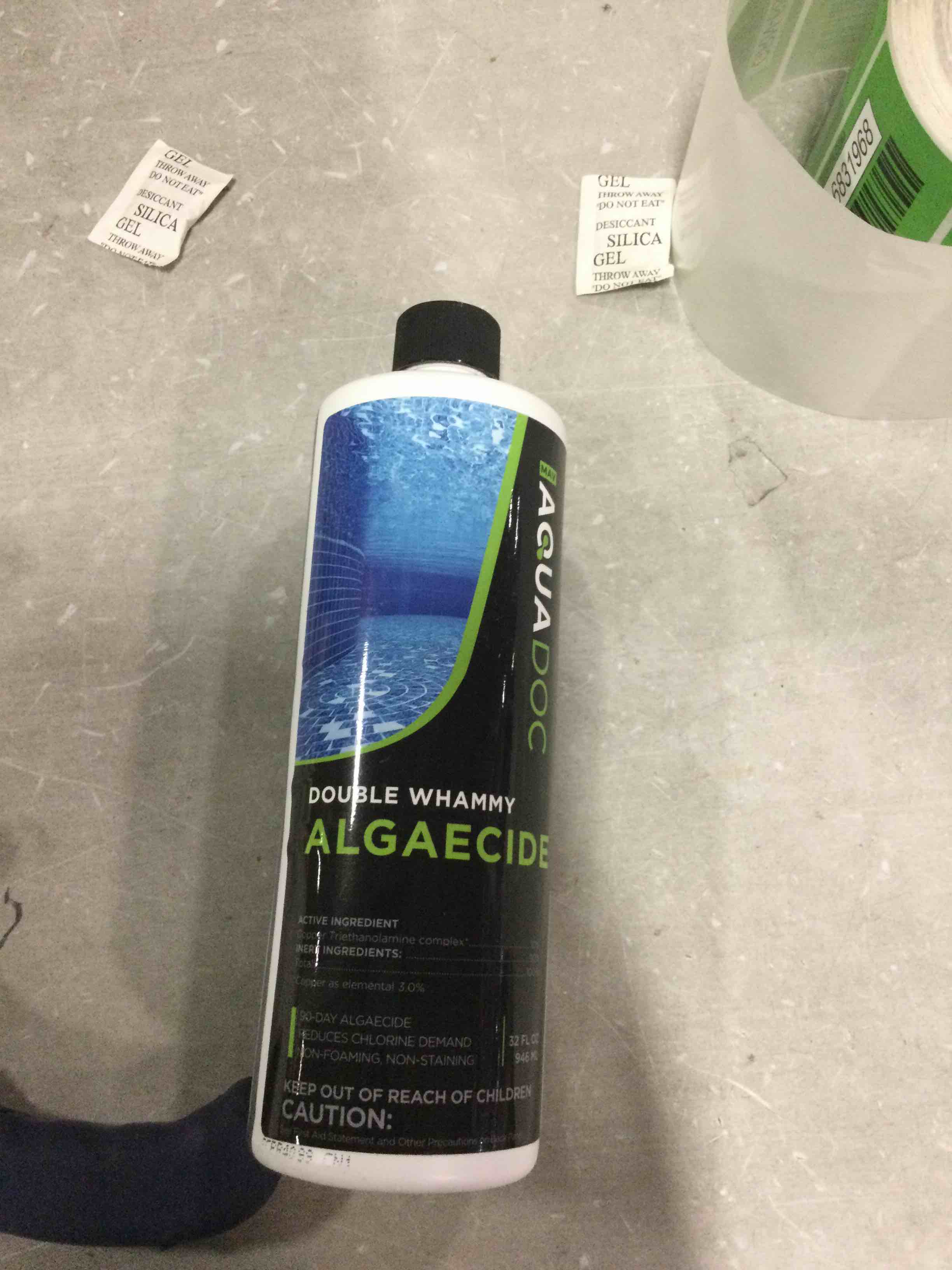 Copper Pool Algaecide for Swimming Pool - 90 Day Algaecide for Inground ...