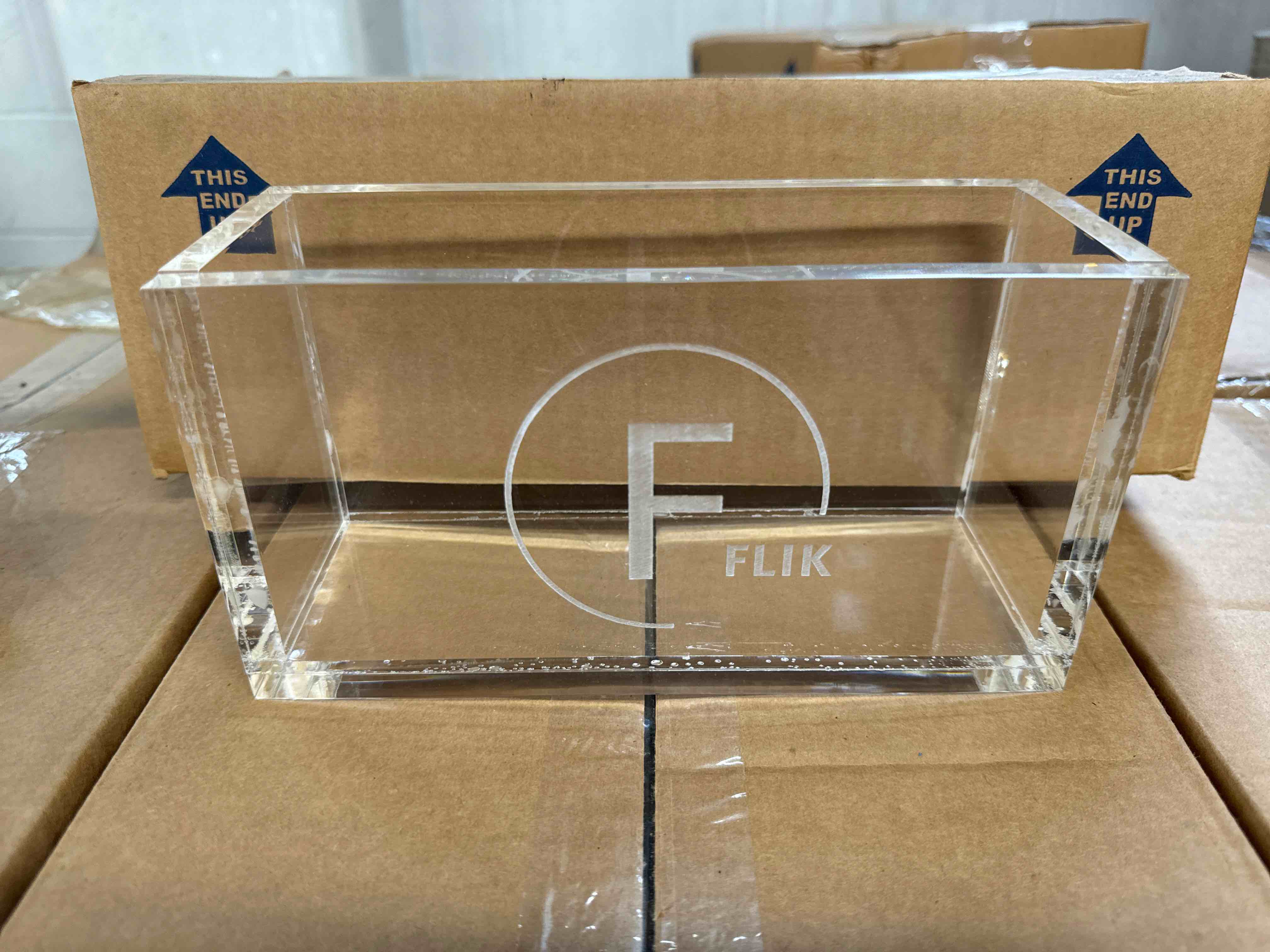 FLIK ACRYLIC LOGO BOX