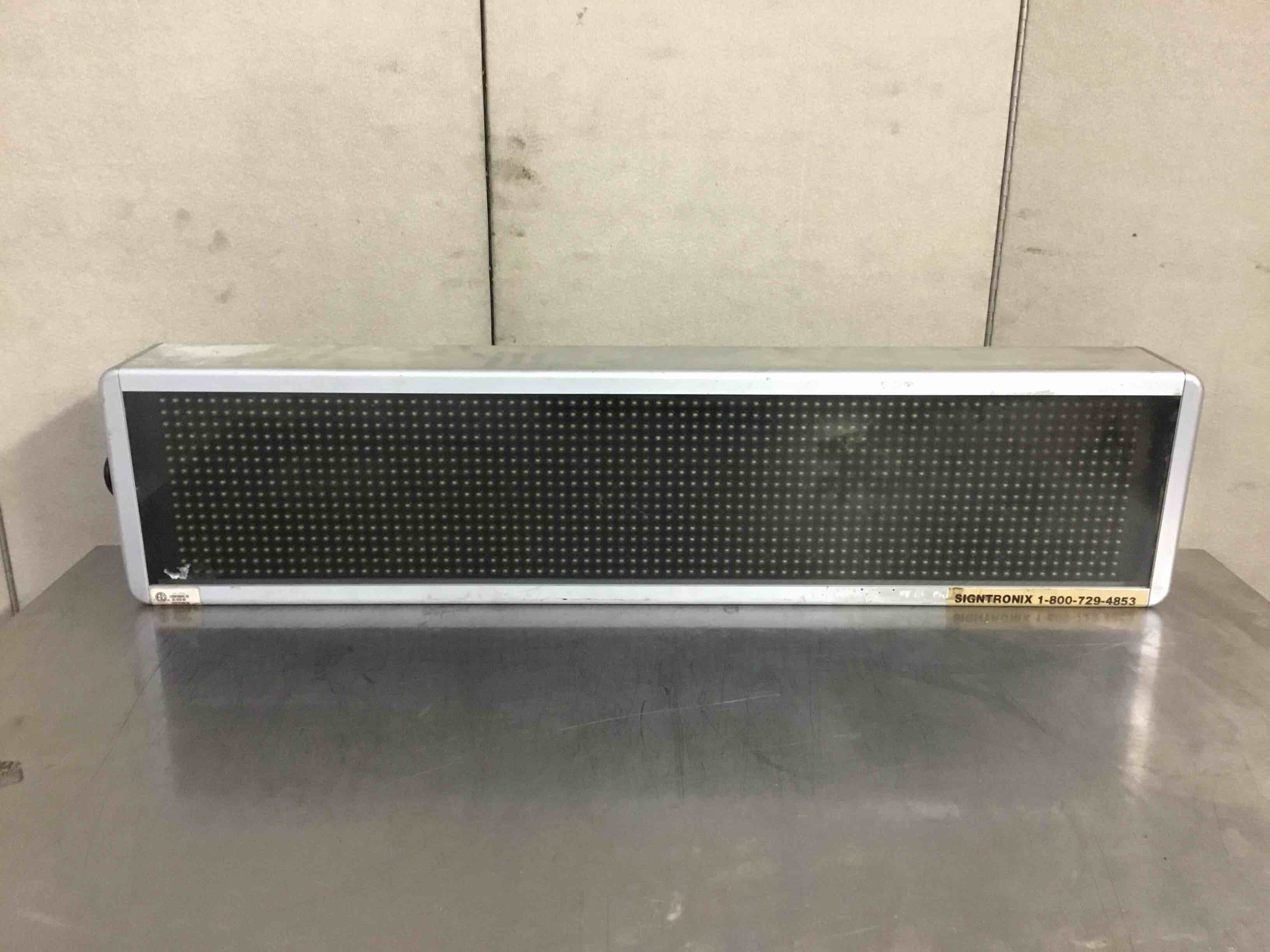 SIGNTRONIX CUSTOMIZABLE LED DISPLAY SIGN