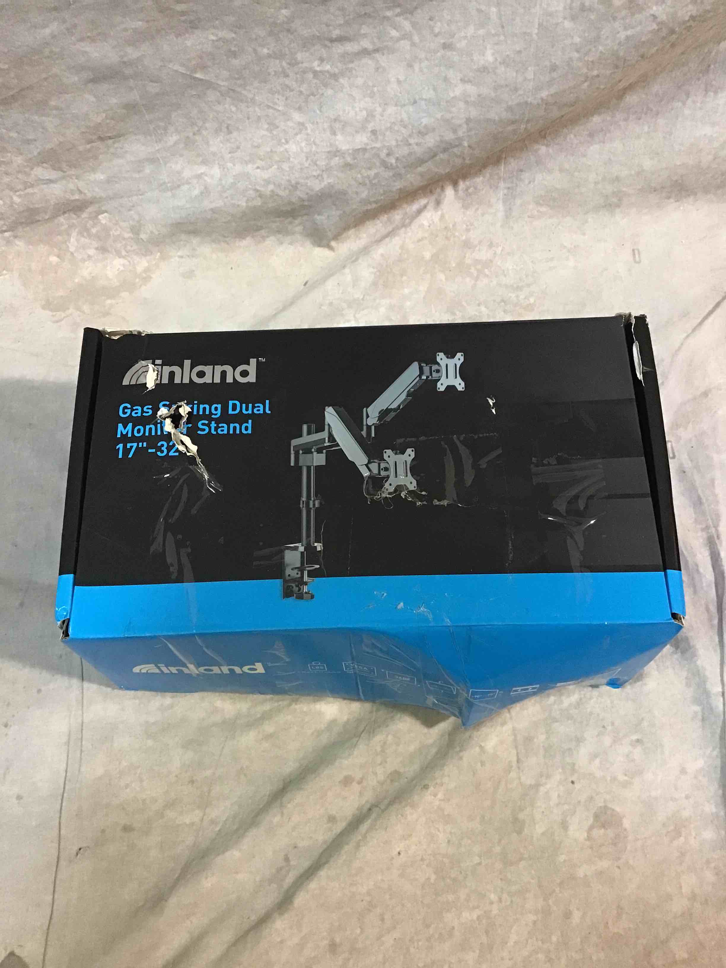 Inland Gas Spring Dual Monitor Stand at Dorothy Boots blog