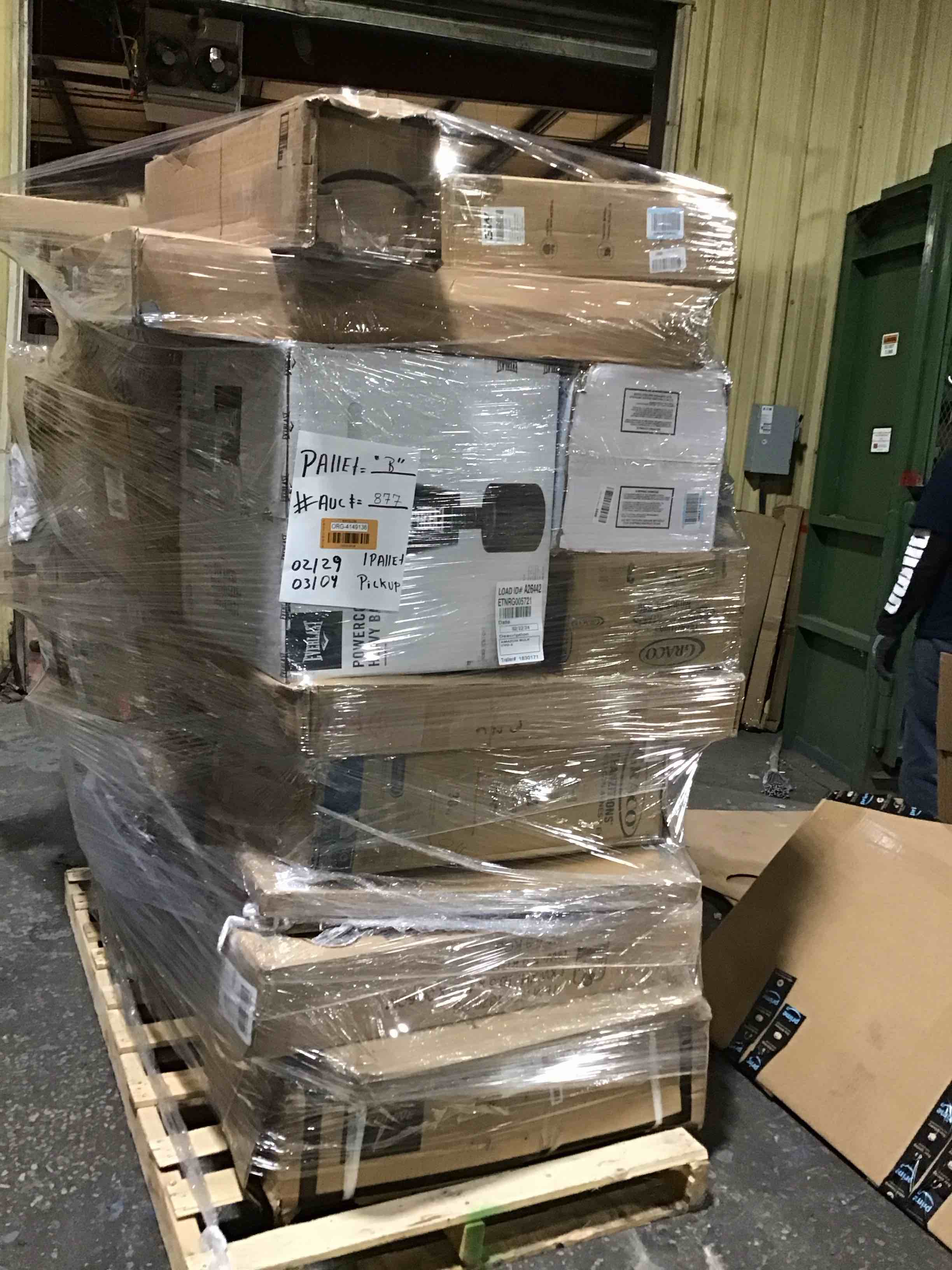 (B) 1skd pallet itms different boxes surprise ( Appears new or open ...