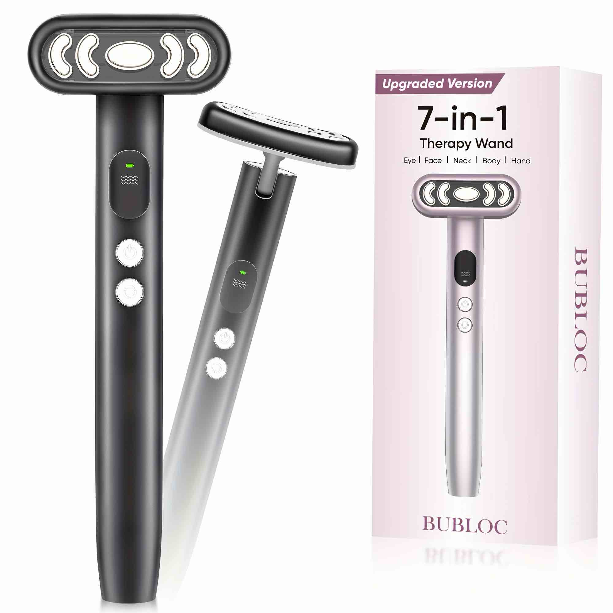 Upgrade 7 In 1 Light Therapy Wand Display Screen Portable - Temu