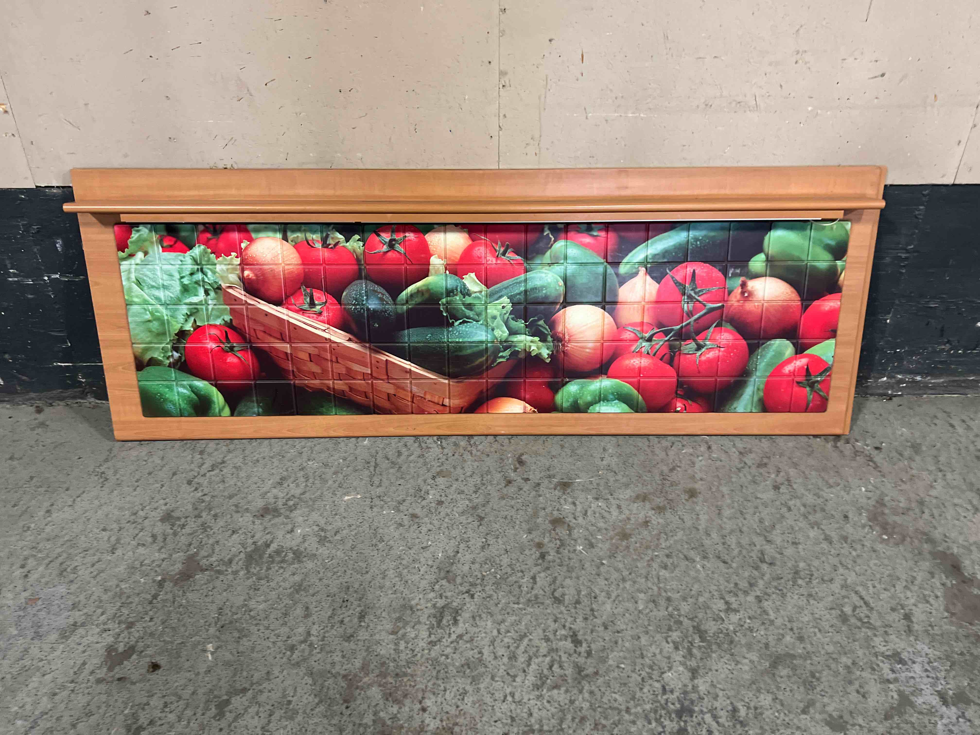 MODULAR FACE FOR SUBWAY SANDWHICH PREP TABLE AND SINGLE STEAM WELL