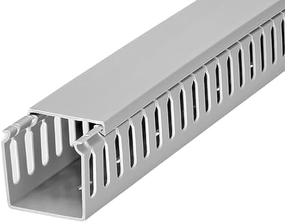 ZhiYo 2x2in Server Rack Cable Management, 6.4FT Cable Duct Cable ...