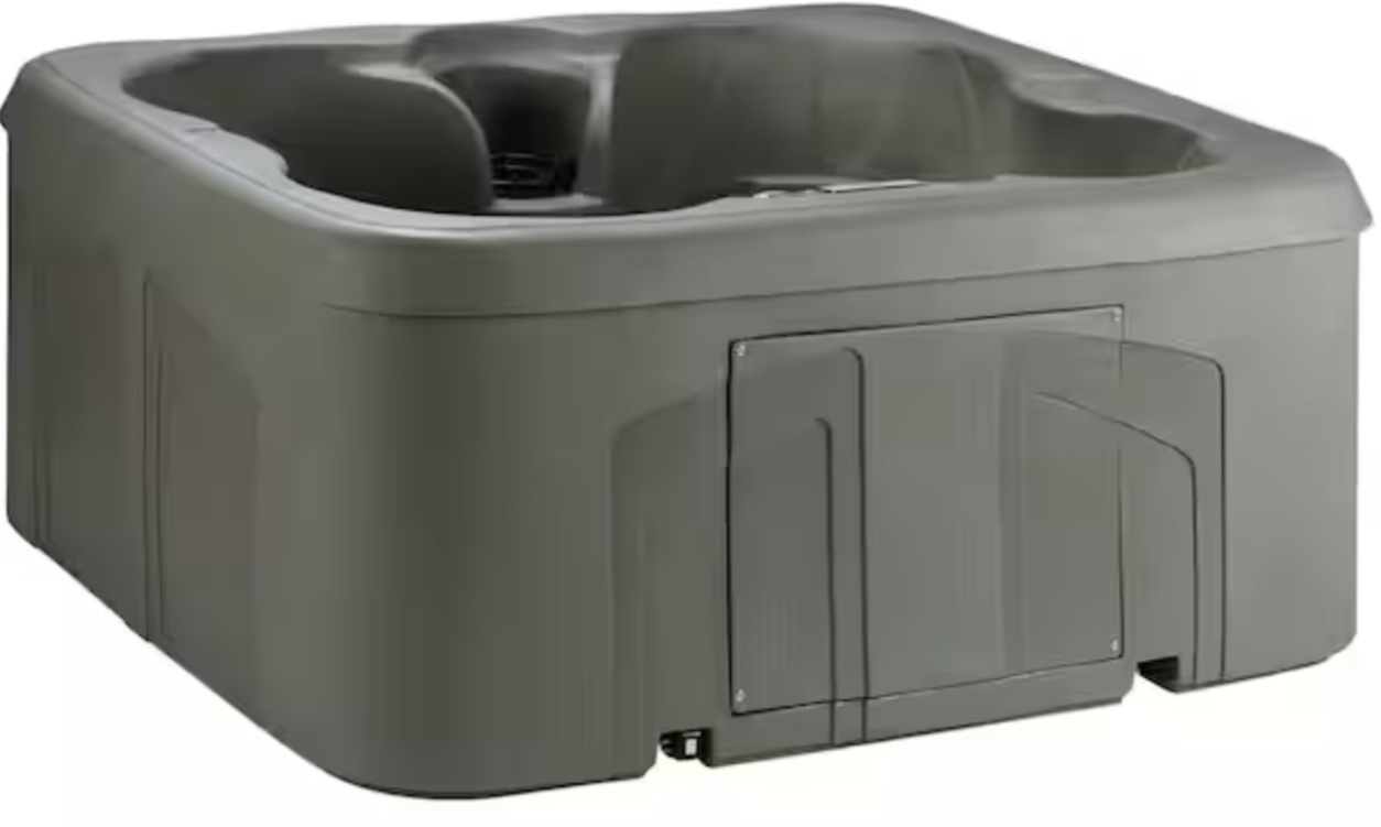 LS100DX 4-Person 20-Jet 110-Volt Plug and Play Spa with Waterfall