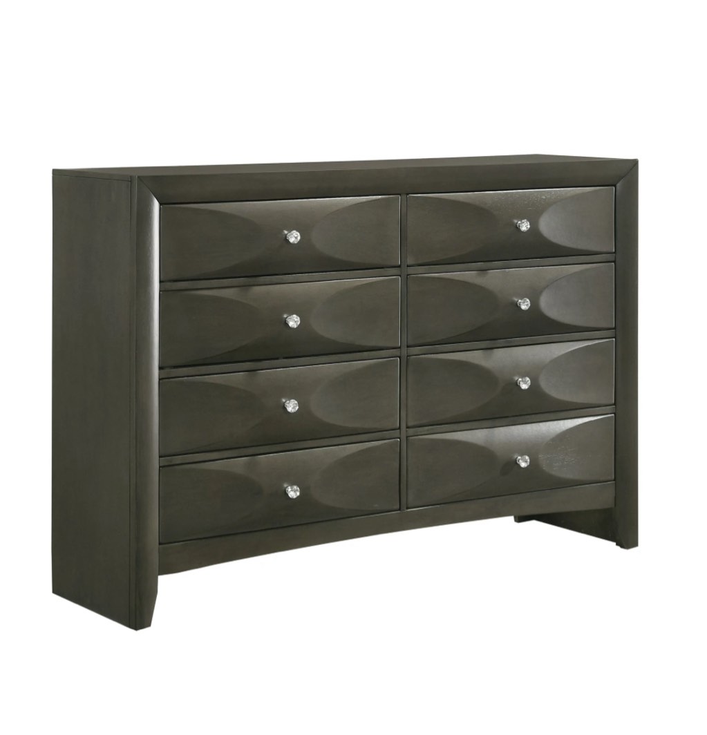 Jussica 8-drawer Dresser Mod Grey