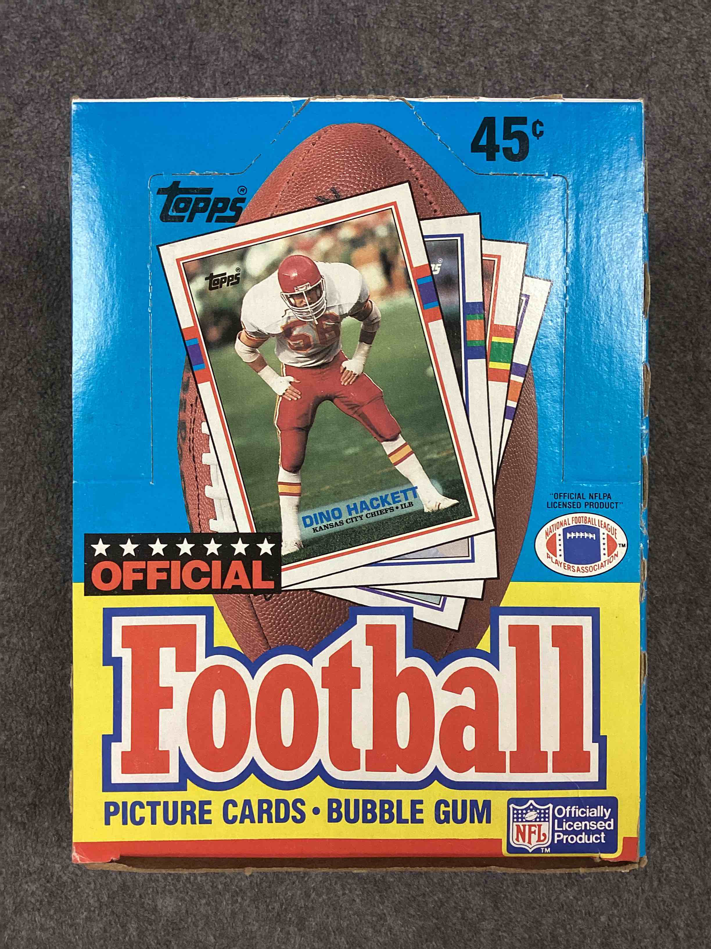 1989 Topps Football Unopened Wax Pack, Direct From Original Case ...