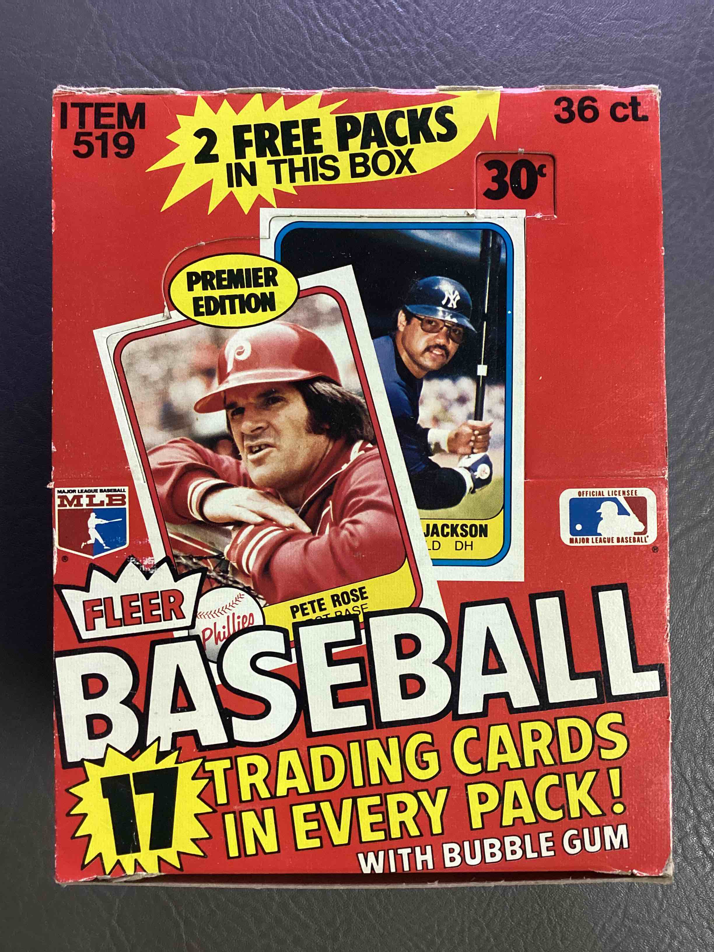 What! Ultra Rare! 1981 Fleer Baseball Unopened Wax Pack, Direct From