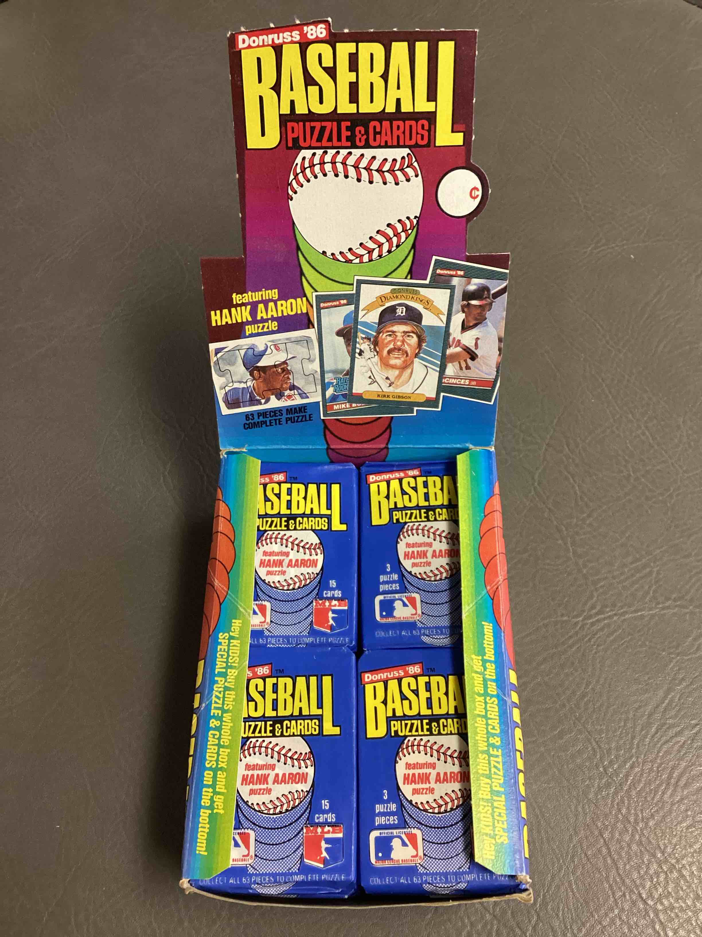 Rarest Of The Rare! 1986 Donruss Baseball Unopened Wax Pack, Direct 