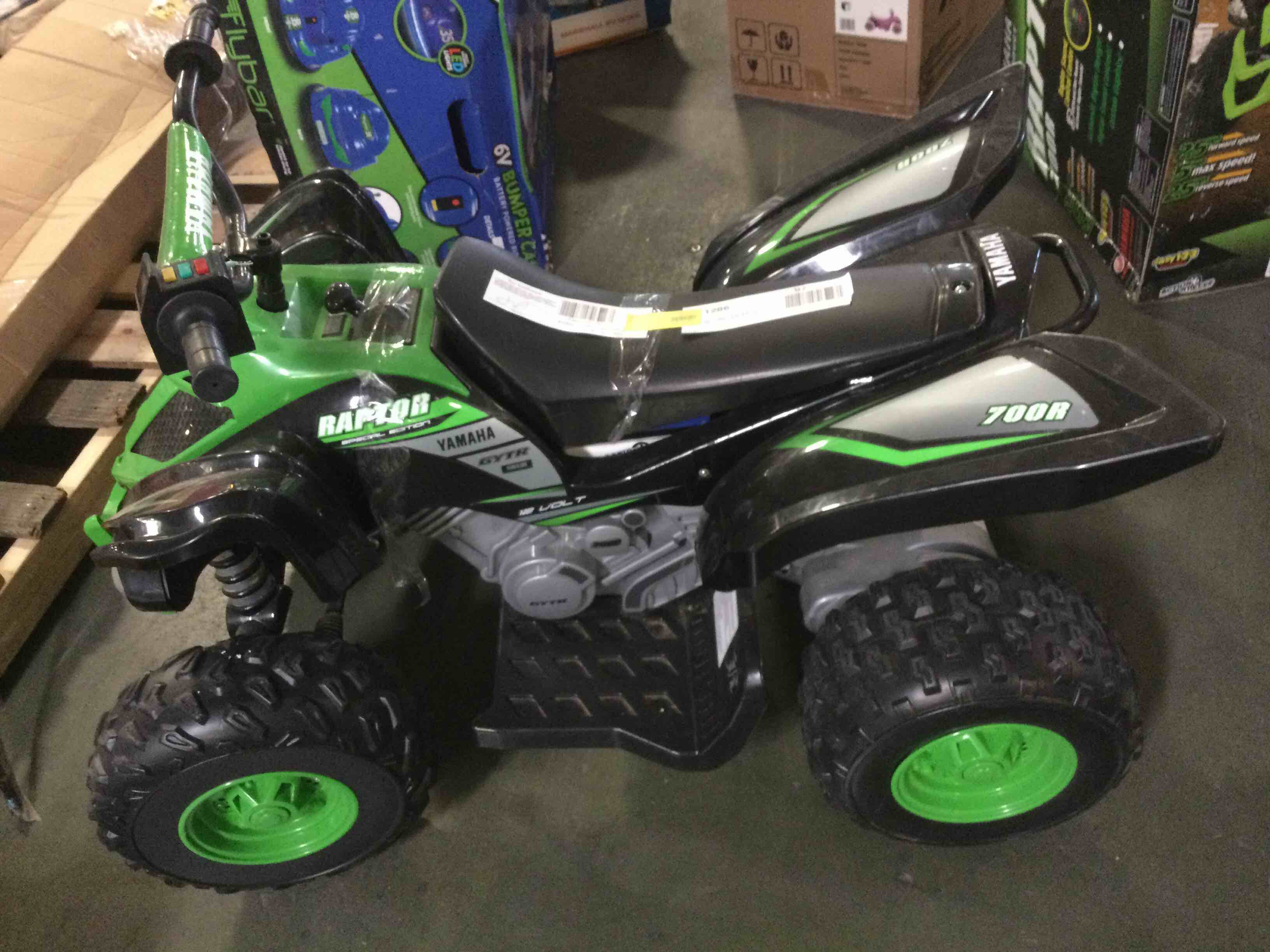 Yamaha 12 Volt Raptor Battery Powered Ride-On - Custom Graphic Design ...