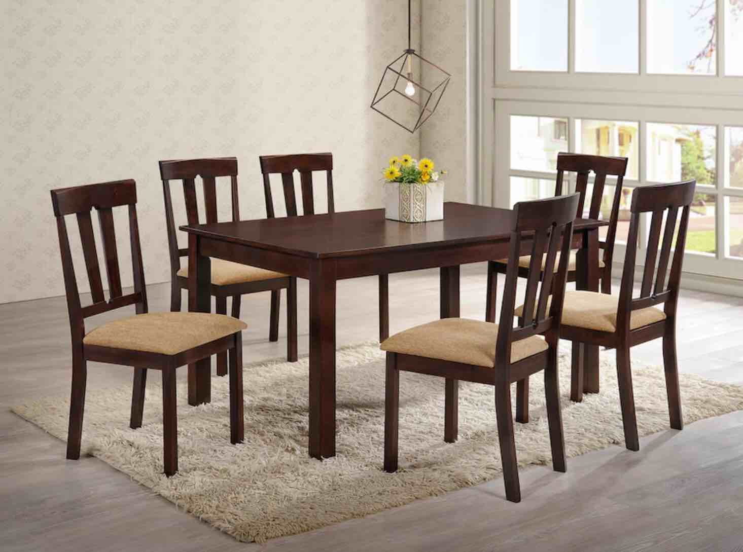 7-PC Rectangular Dining Set | NX3001(chair only 6 PCS)(different color )