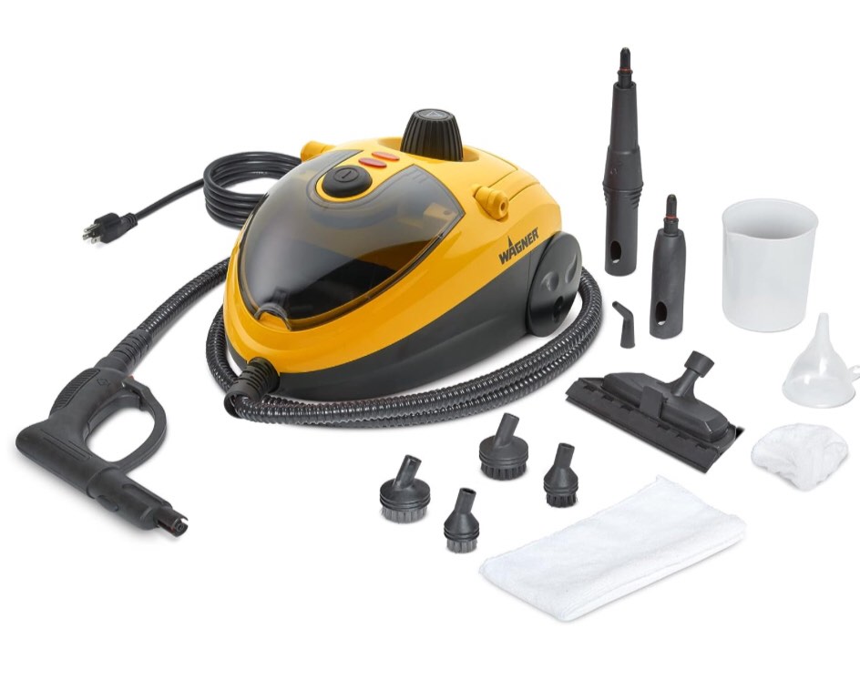 HomeRight SteamMachine Elite Multi-Purpose Portable Steam Cleaner yellow