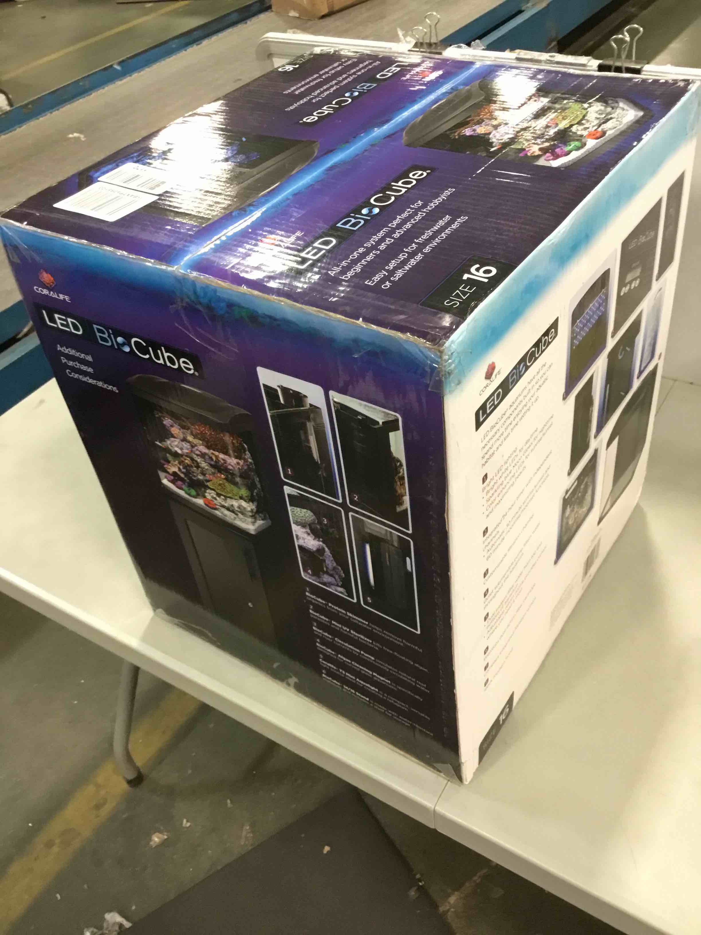 Coralife LED BioCube Aquarium Fish Tank Kit, 16 Gallon