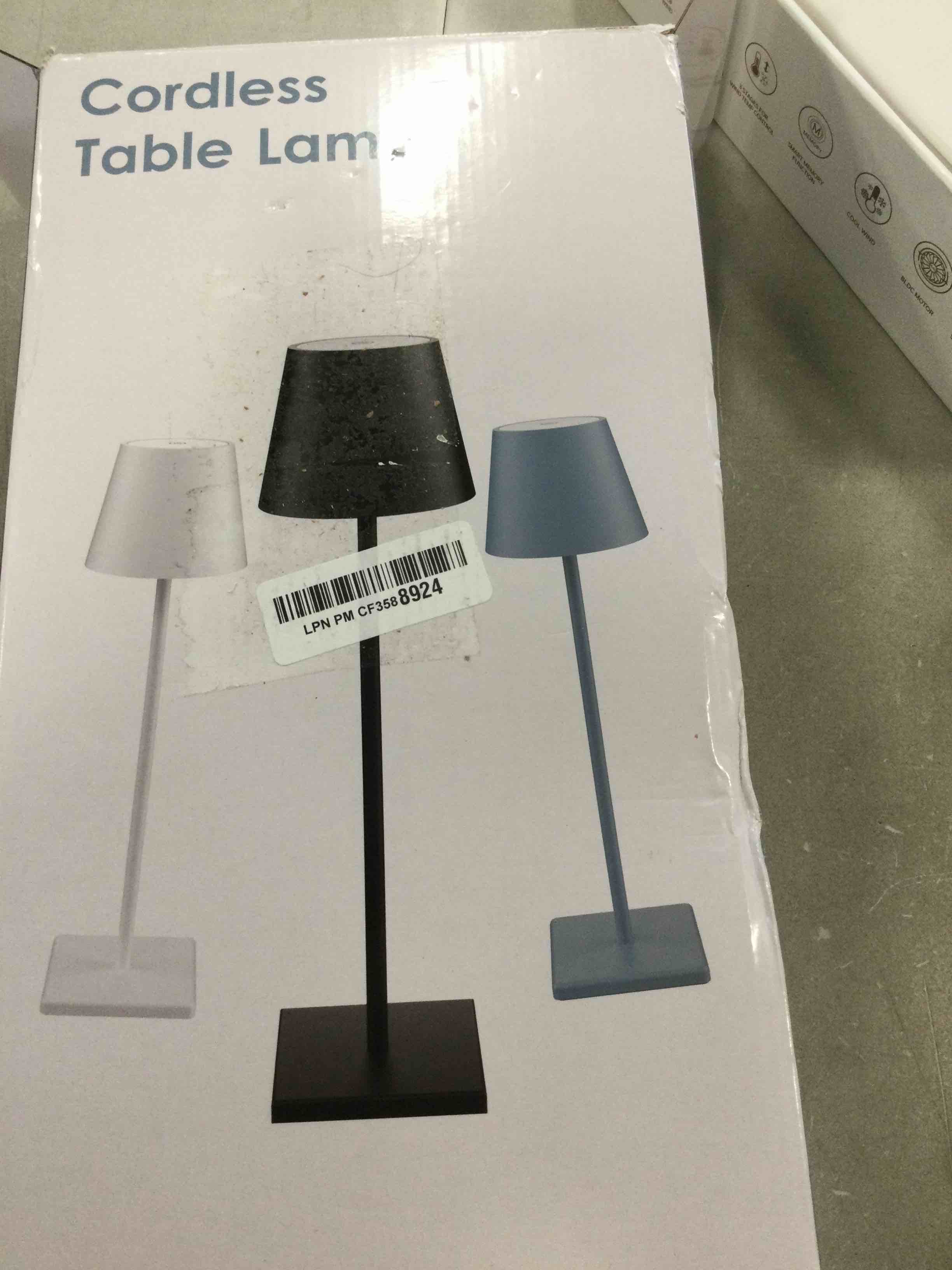 2-Pack Cordless Table Lamp?IP54 Waterproof Rechargeable Battery Desk ...