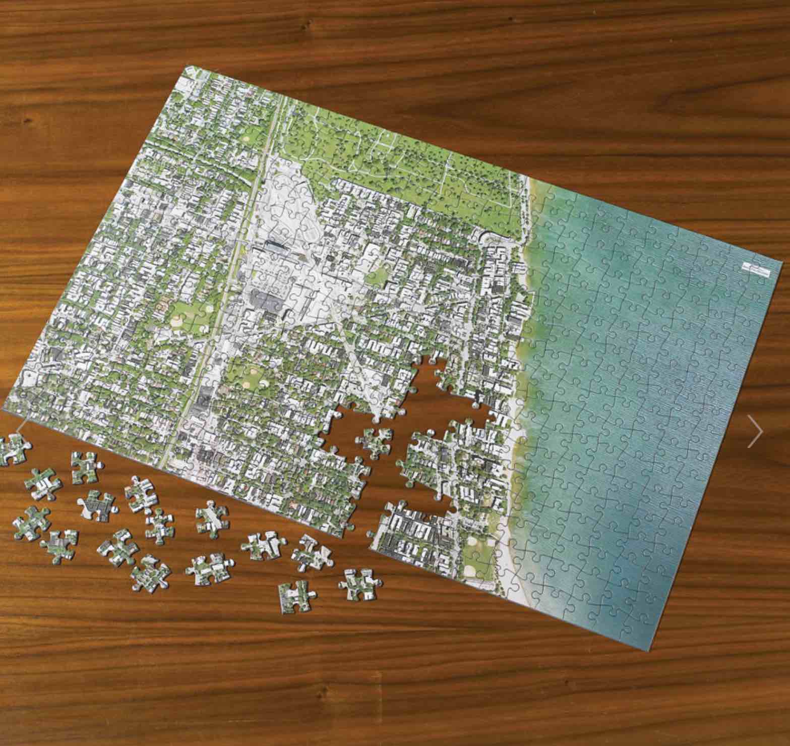 The Personalized Satellite Map Jigsaw Puzzle