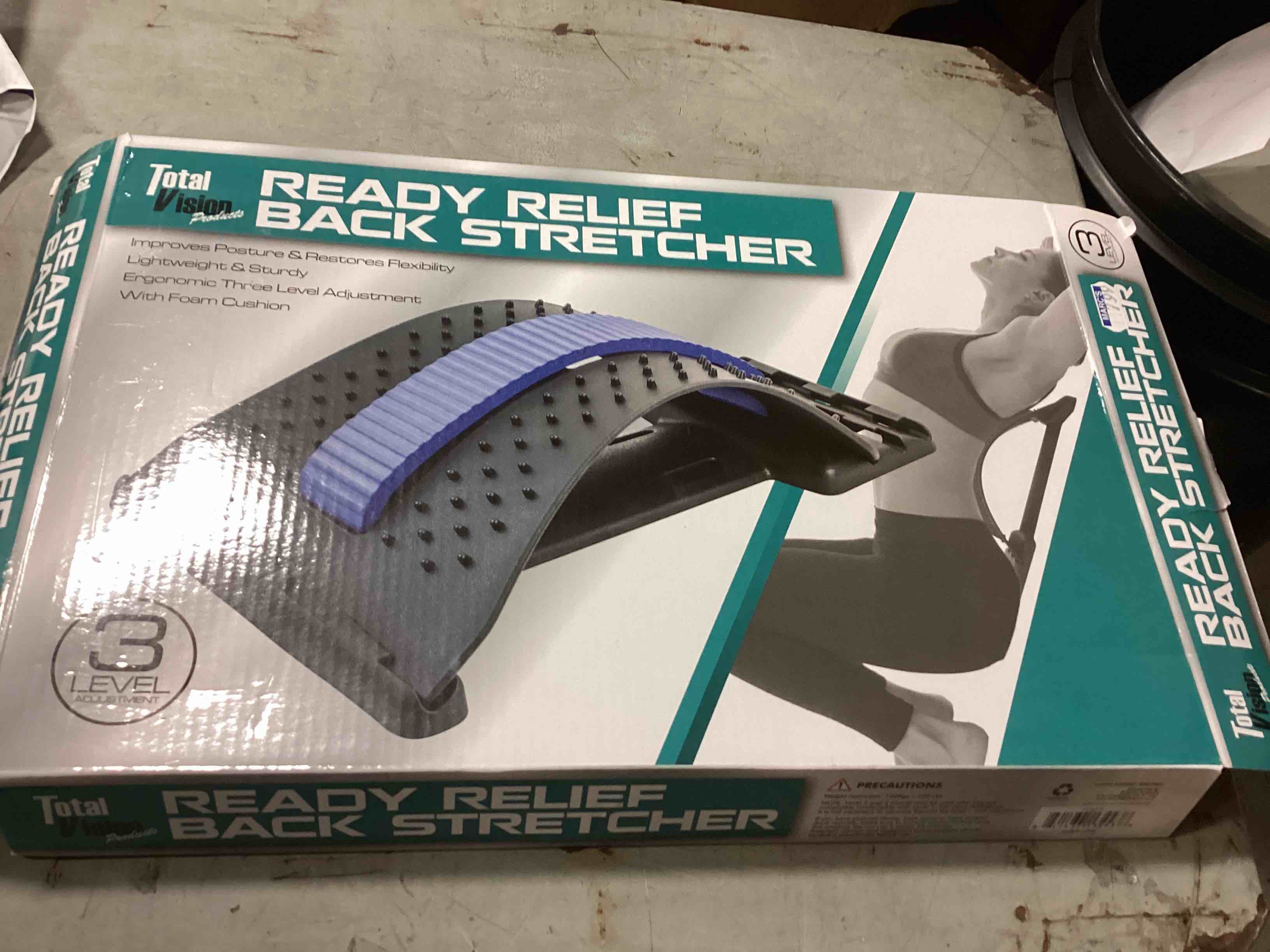 TOTAL VISION READY RELIEF BACK STRETCHER